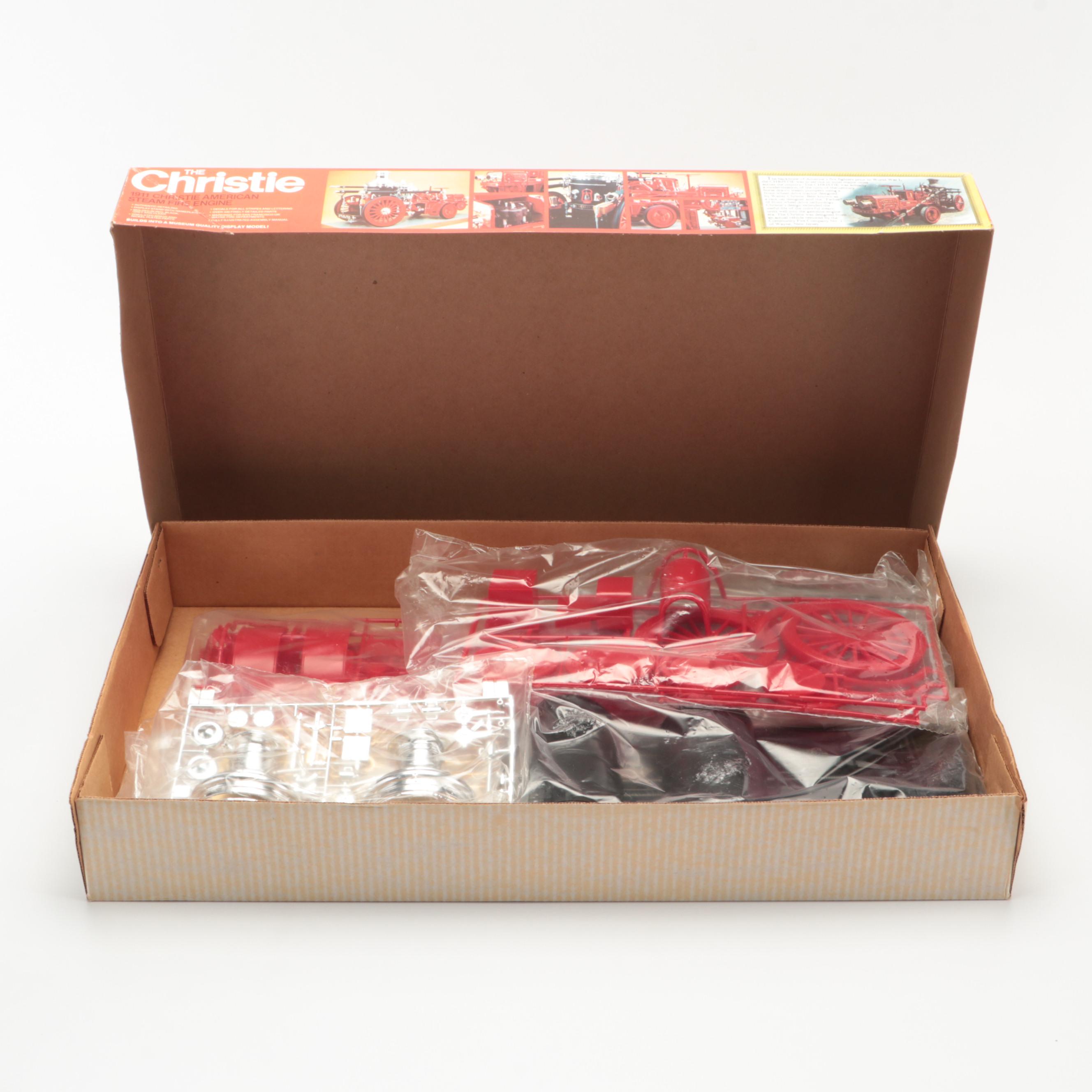 MPC 1911 Christie American Steam Fire Engine Model Kit | EBTH