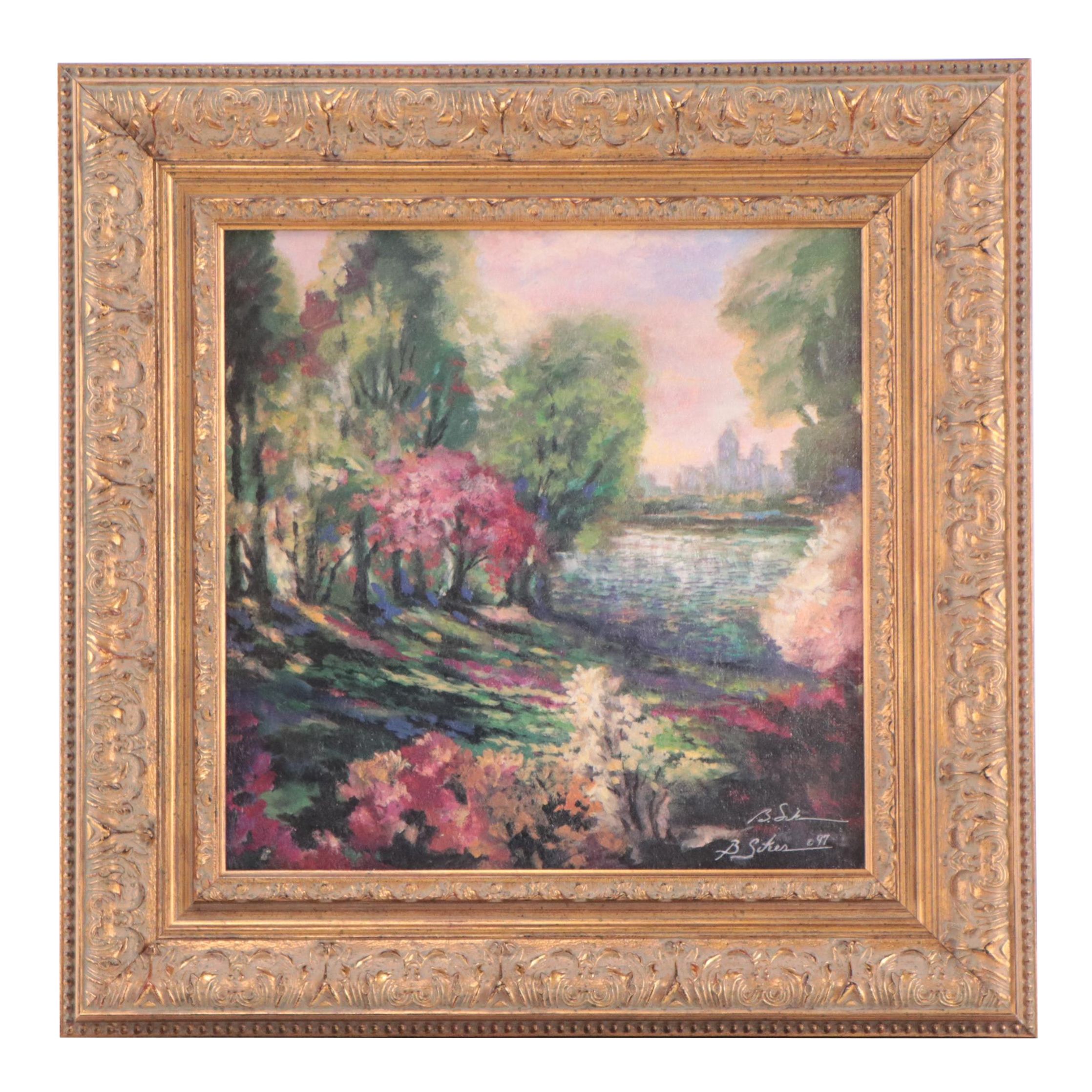 Bobby Sikes Offset Lithograph of Landscape | EBTH