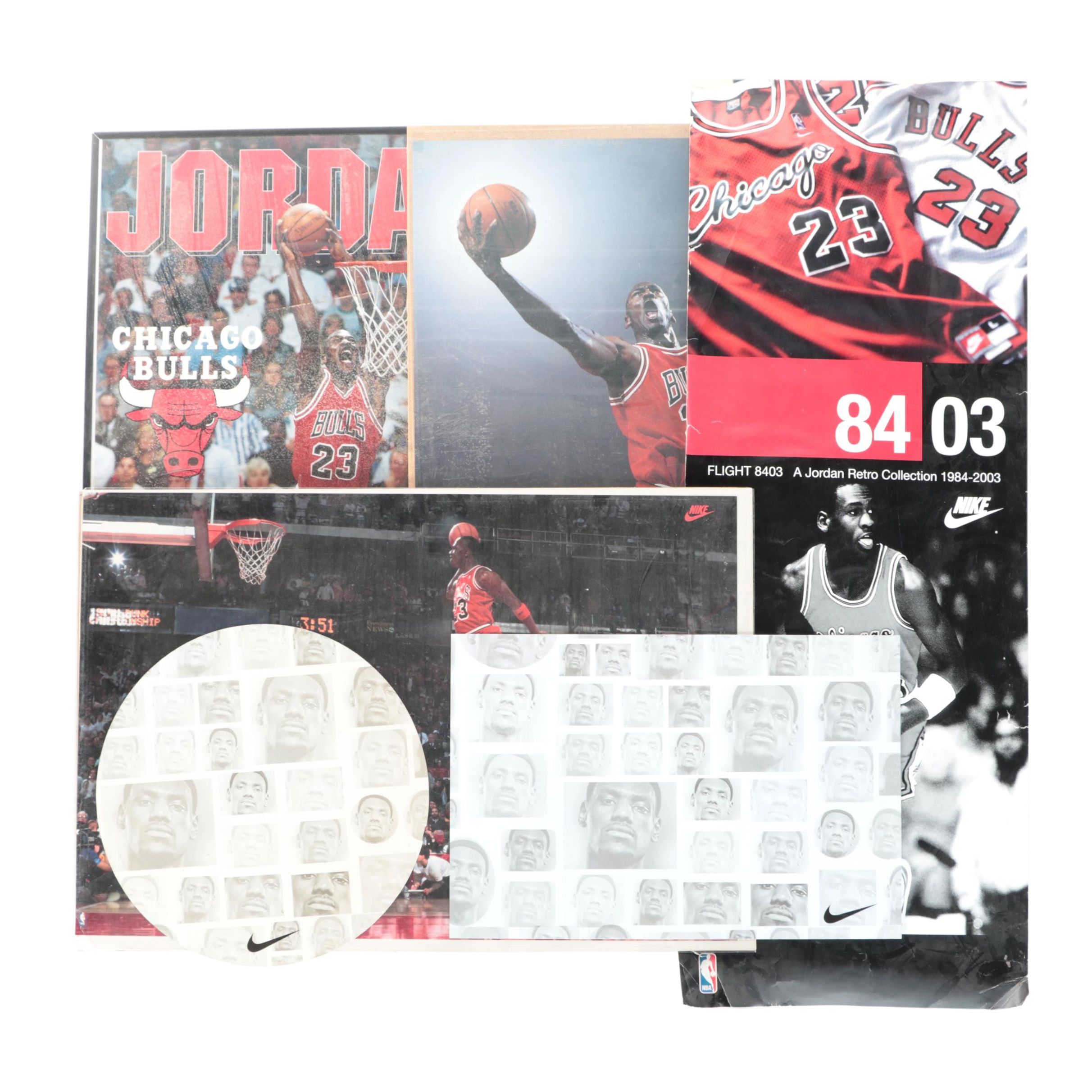 Michael Jordan Posters with LeBron James Nike Advertisement | EBTH