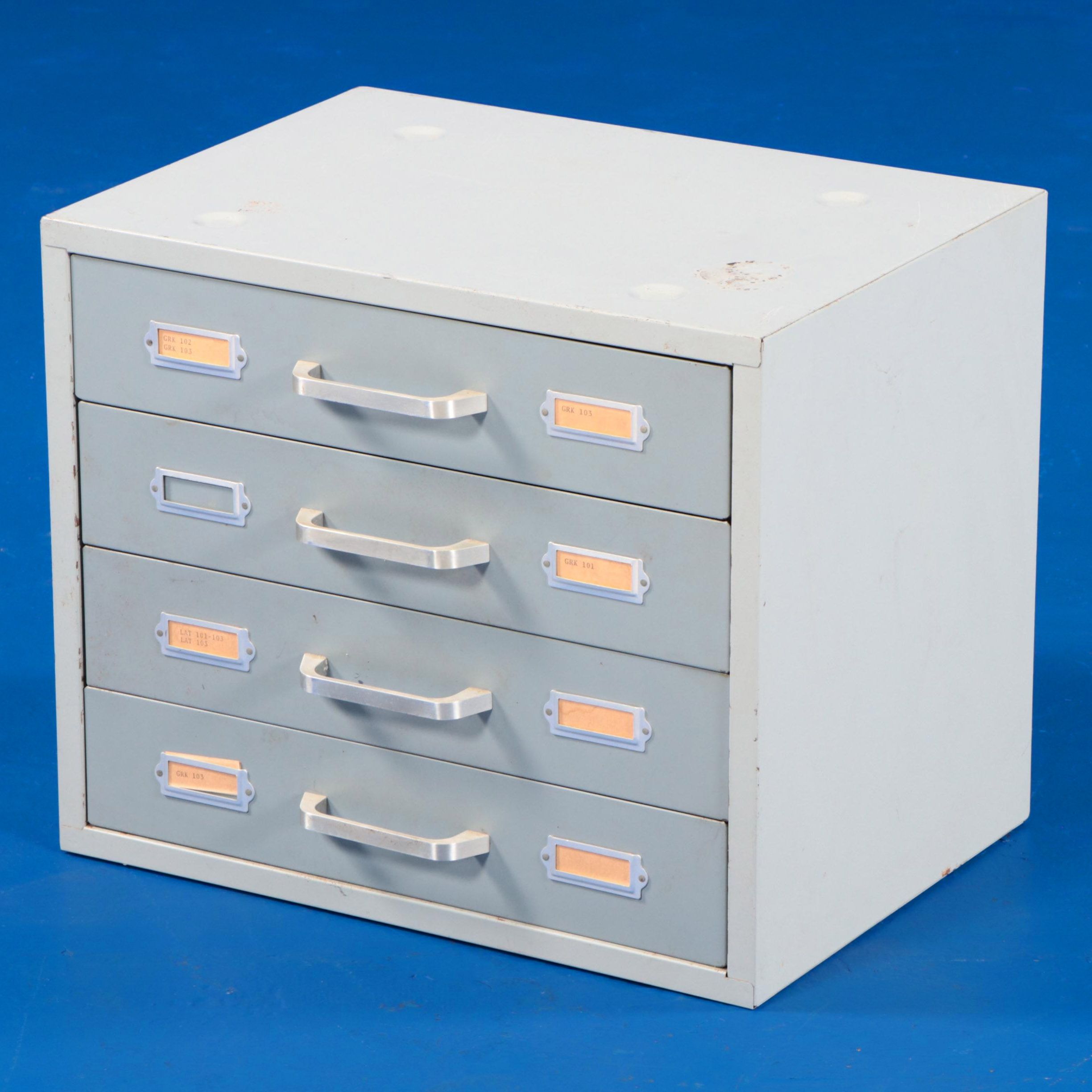 Metal Card Catalog Cabinet | EBTH