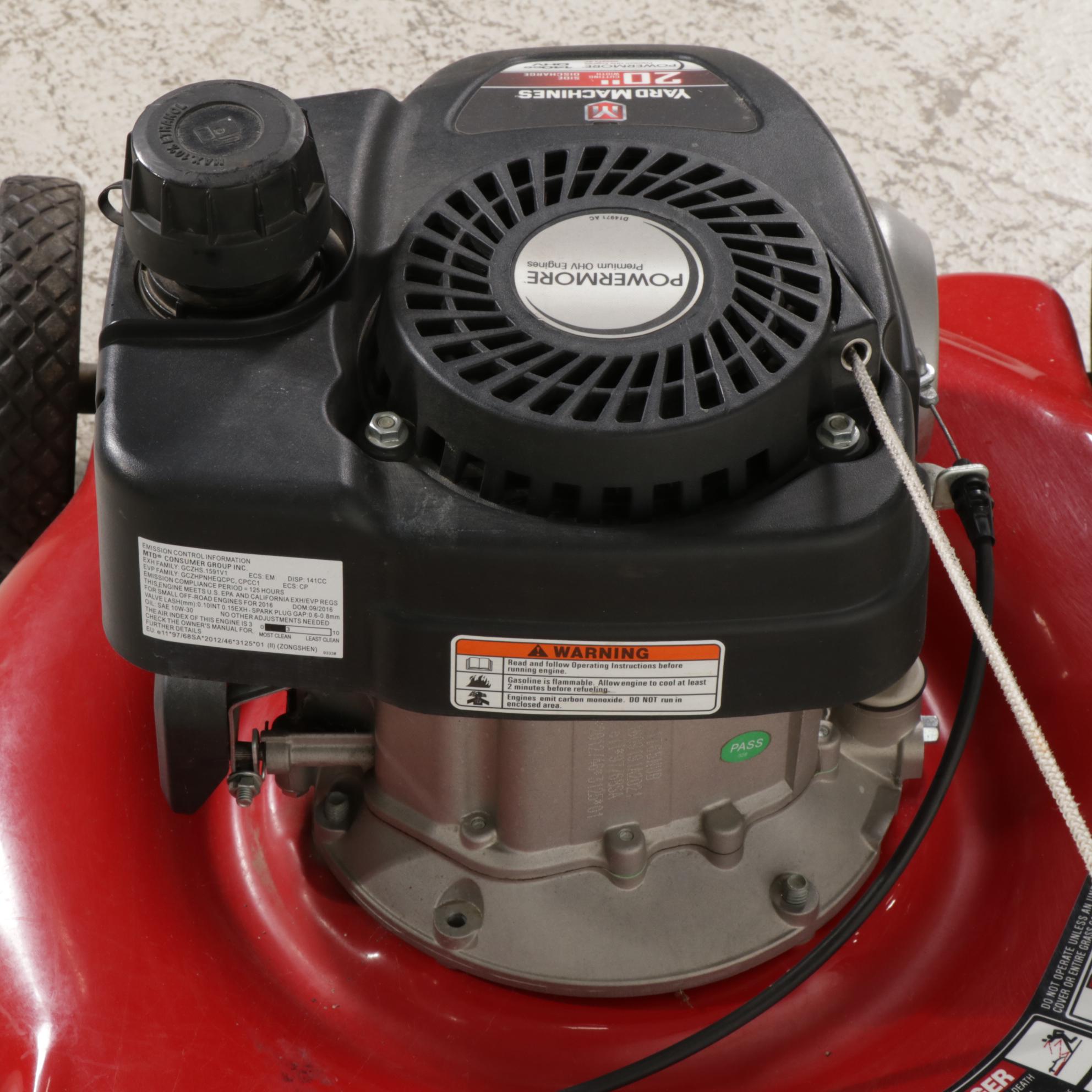 Yard Machine 20" Powermore Lawnmower | EBTH