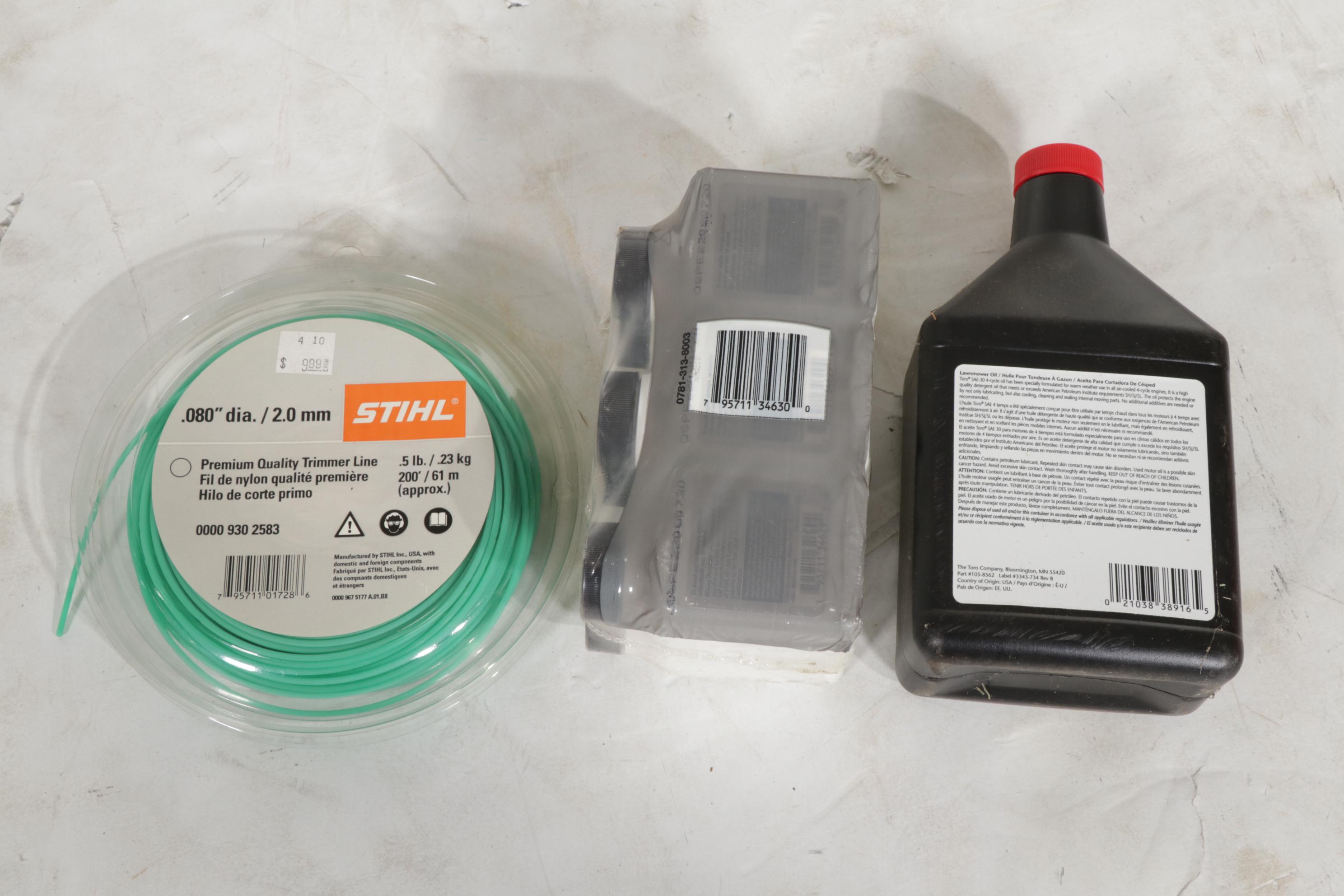 Stihl Gas Powered String Trimmer With Solo 4 Gal Backpack Sprayer ...