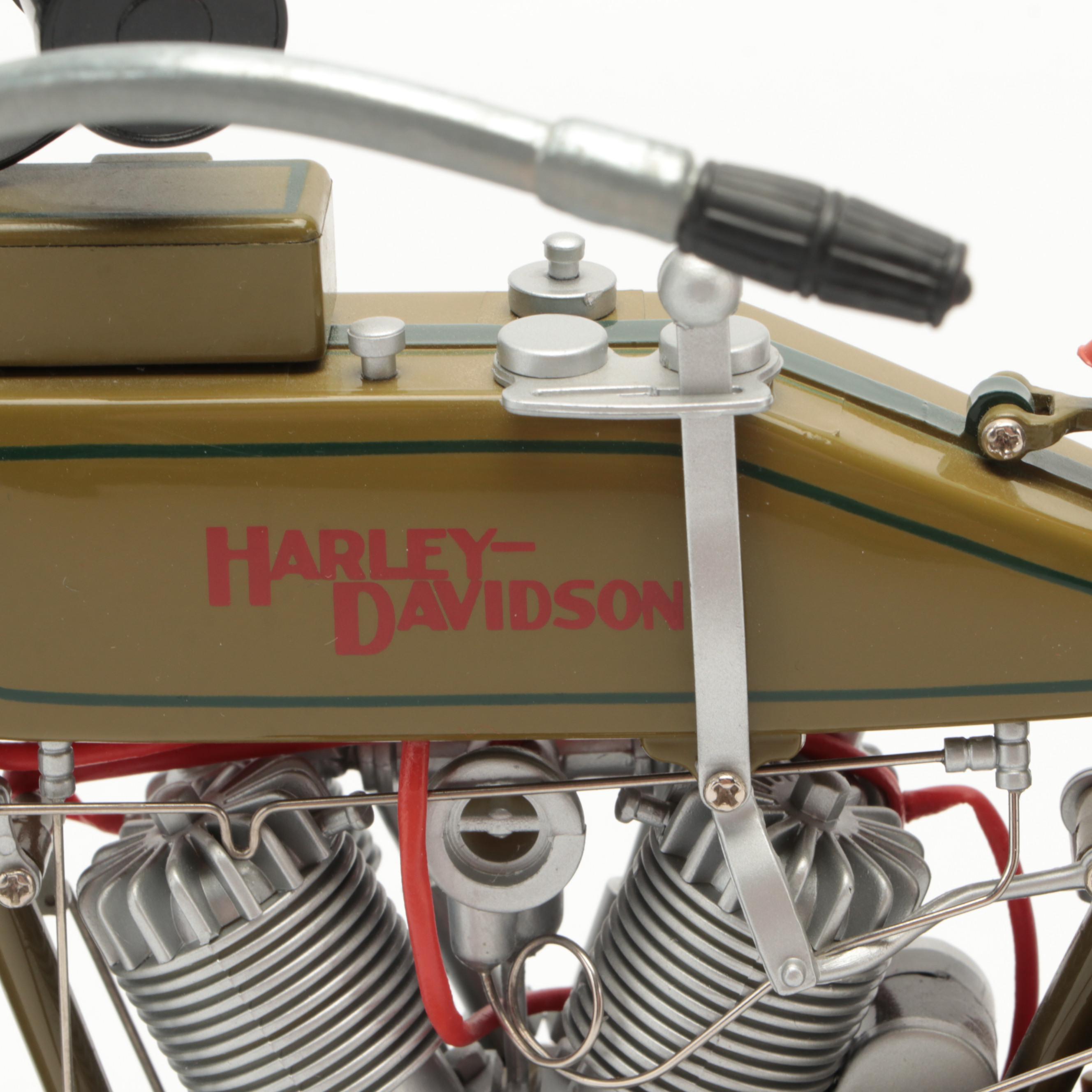 1903-1904 and Xonex 1917 Harley-Davidson Diecast Model 1:6 Scale ...