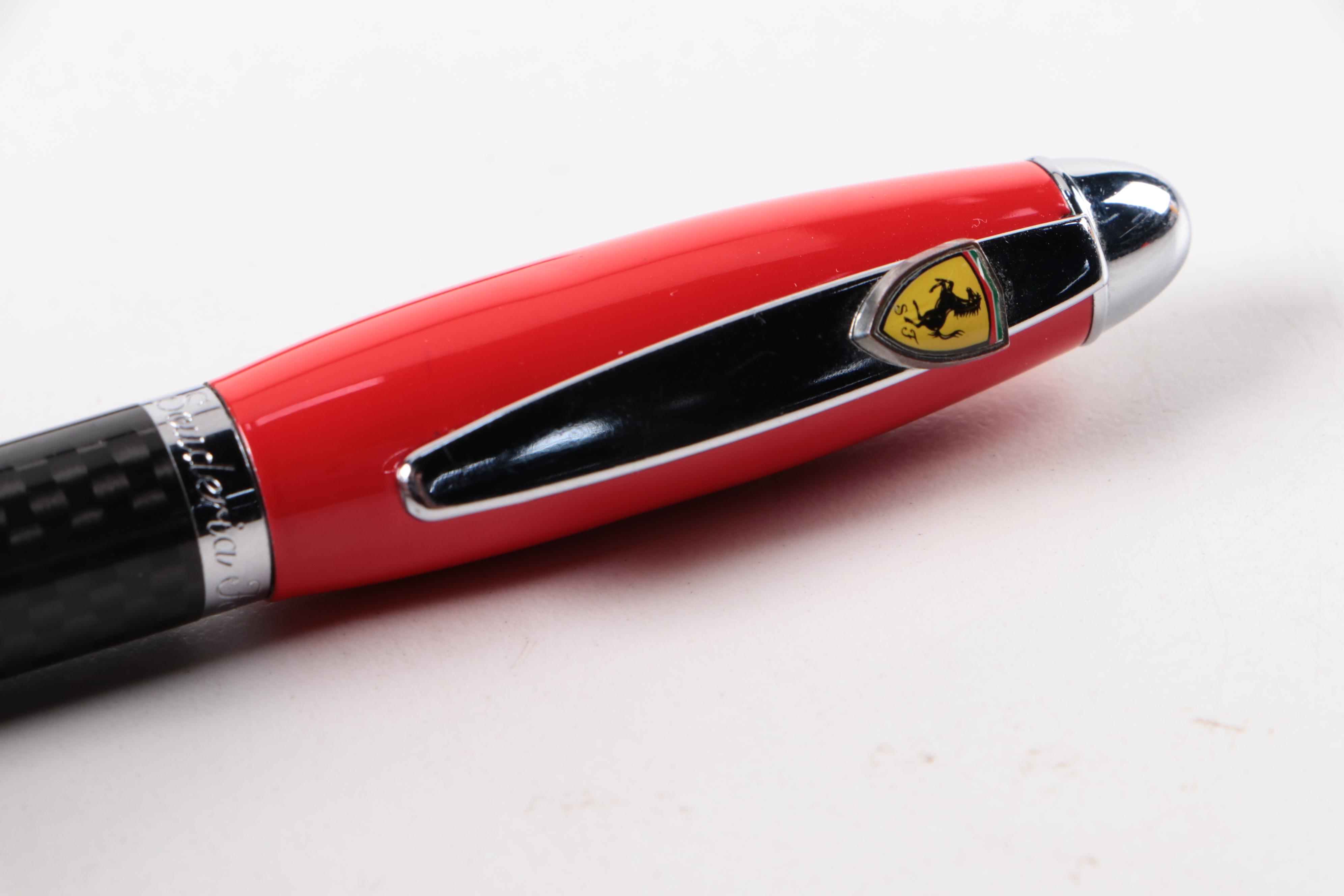 Scuderia Ferrari "Pole Position" Ballpoint Pen with Cross Pens and More ...