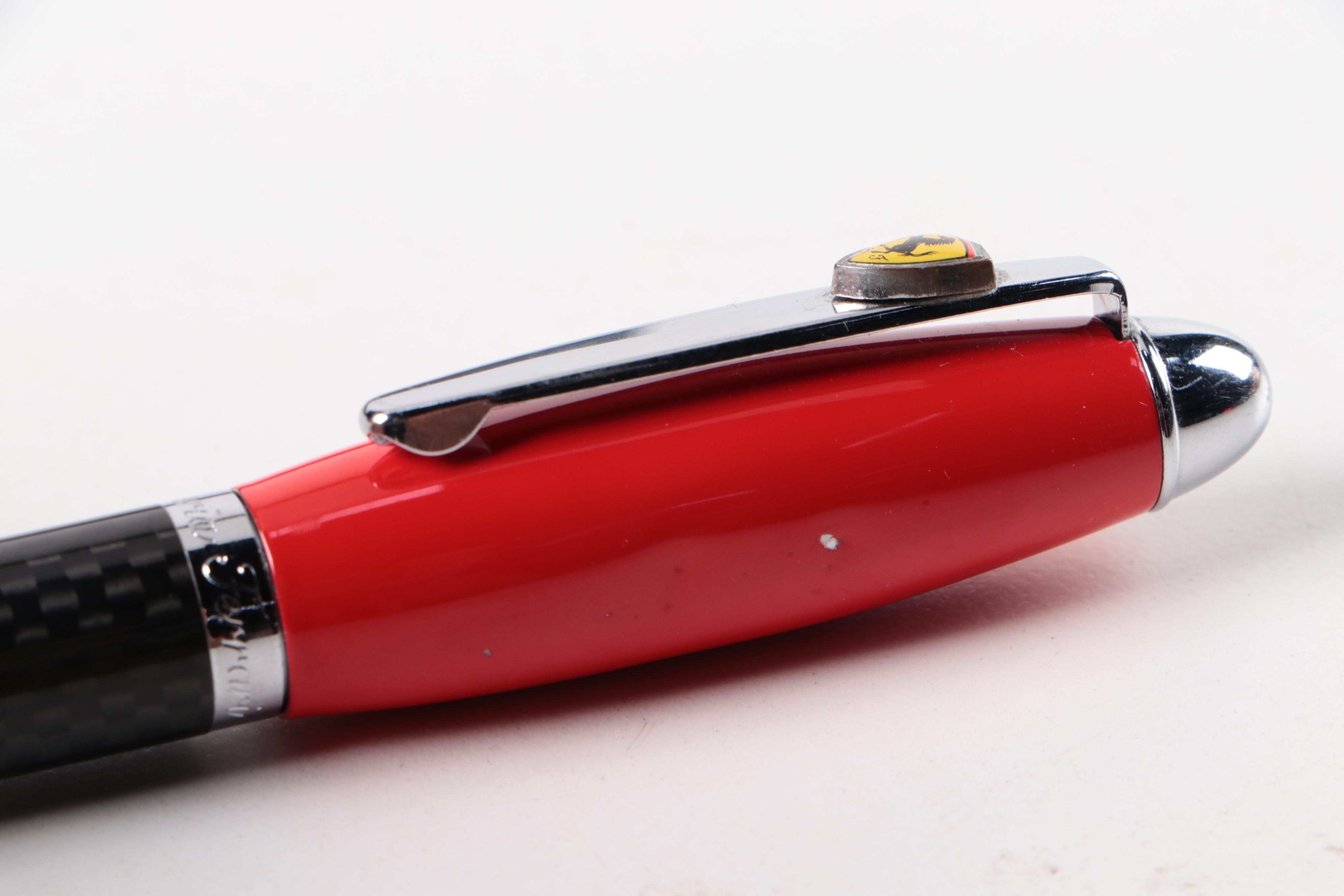 Scuderia Ferrari "Pole Position" Ballpoint Pen with Cross Pens and More ...