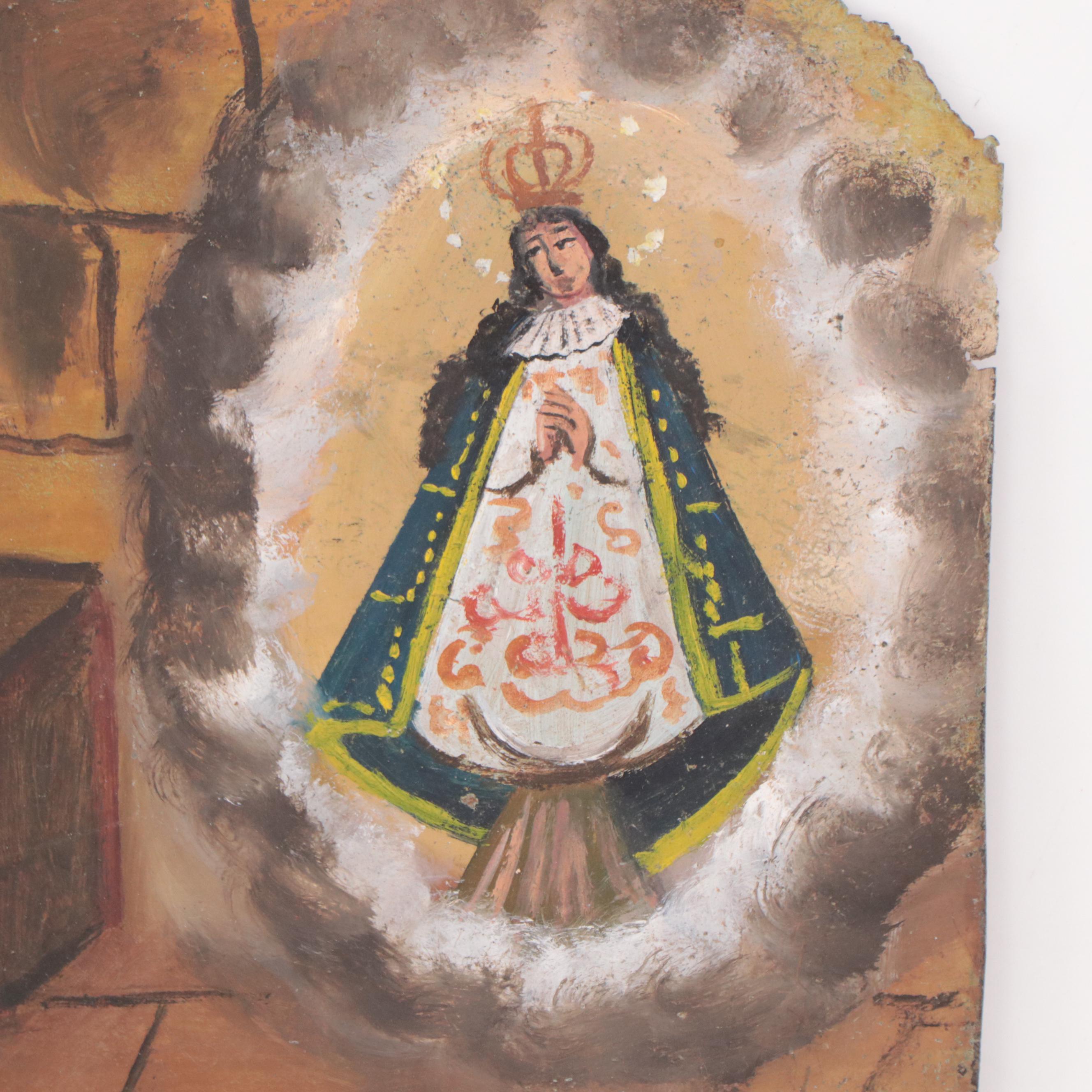 Mexican Ex-Voto Painting, 1940 | EBTH