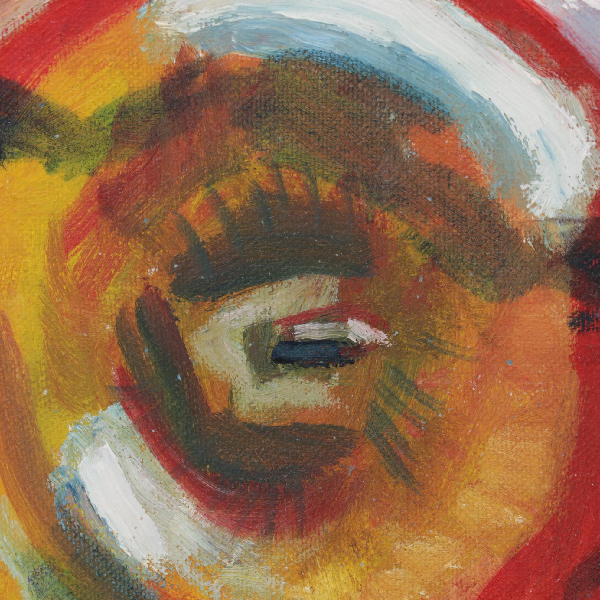 Jason Cho Still Life Oil Painting of Apples on Tabletop, 1997 | EBTH