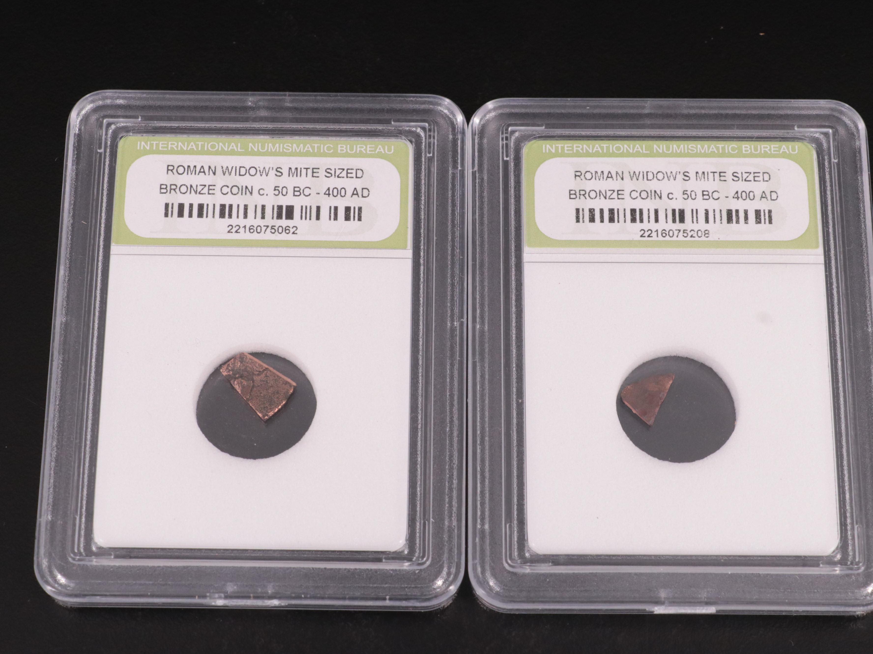 Collection of Twenty Ancient Roman Widows Mite Coins | EBTH