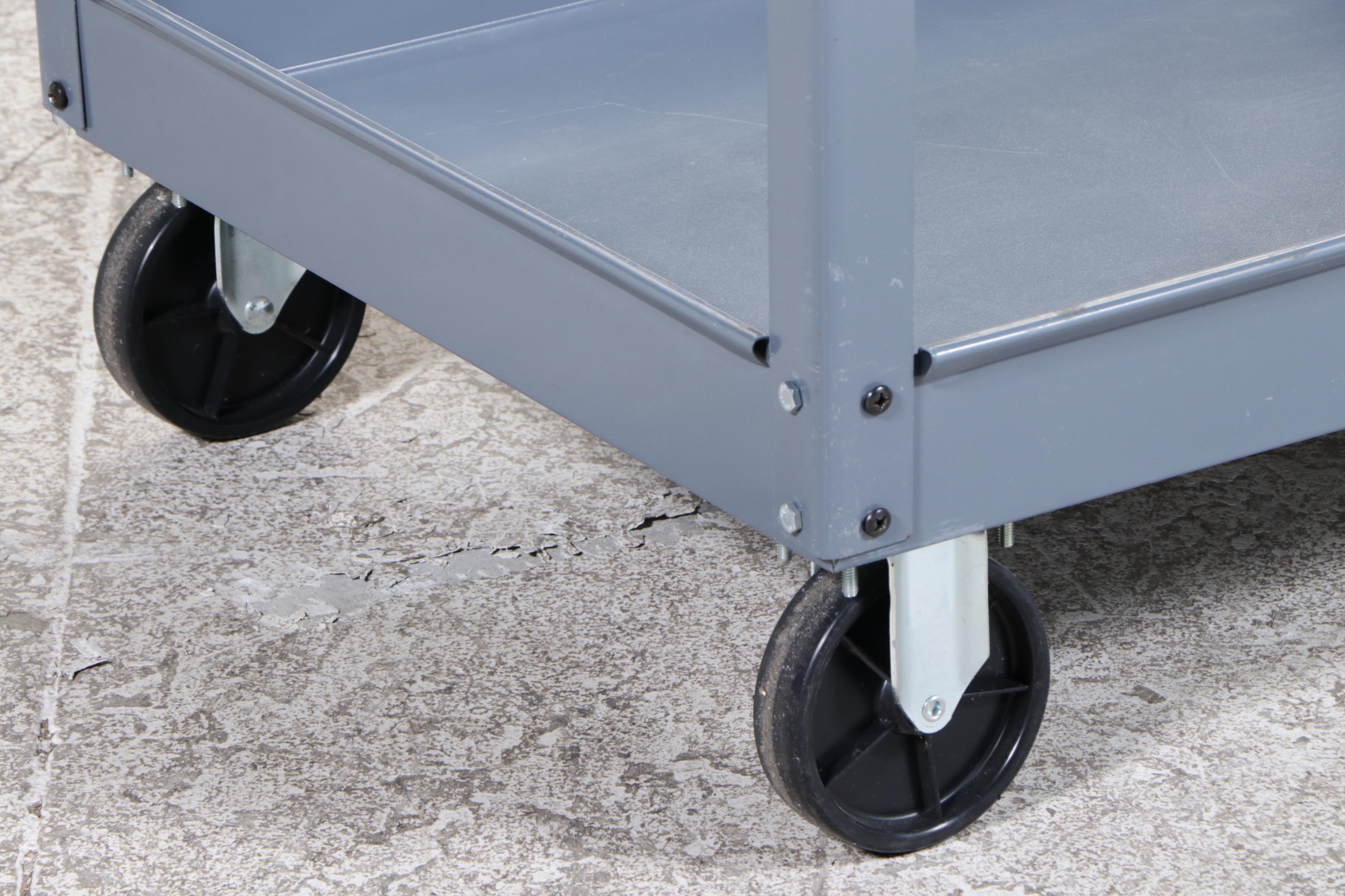 Industrial Steel Tray Cart | EBTH