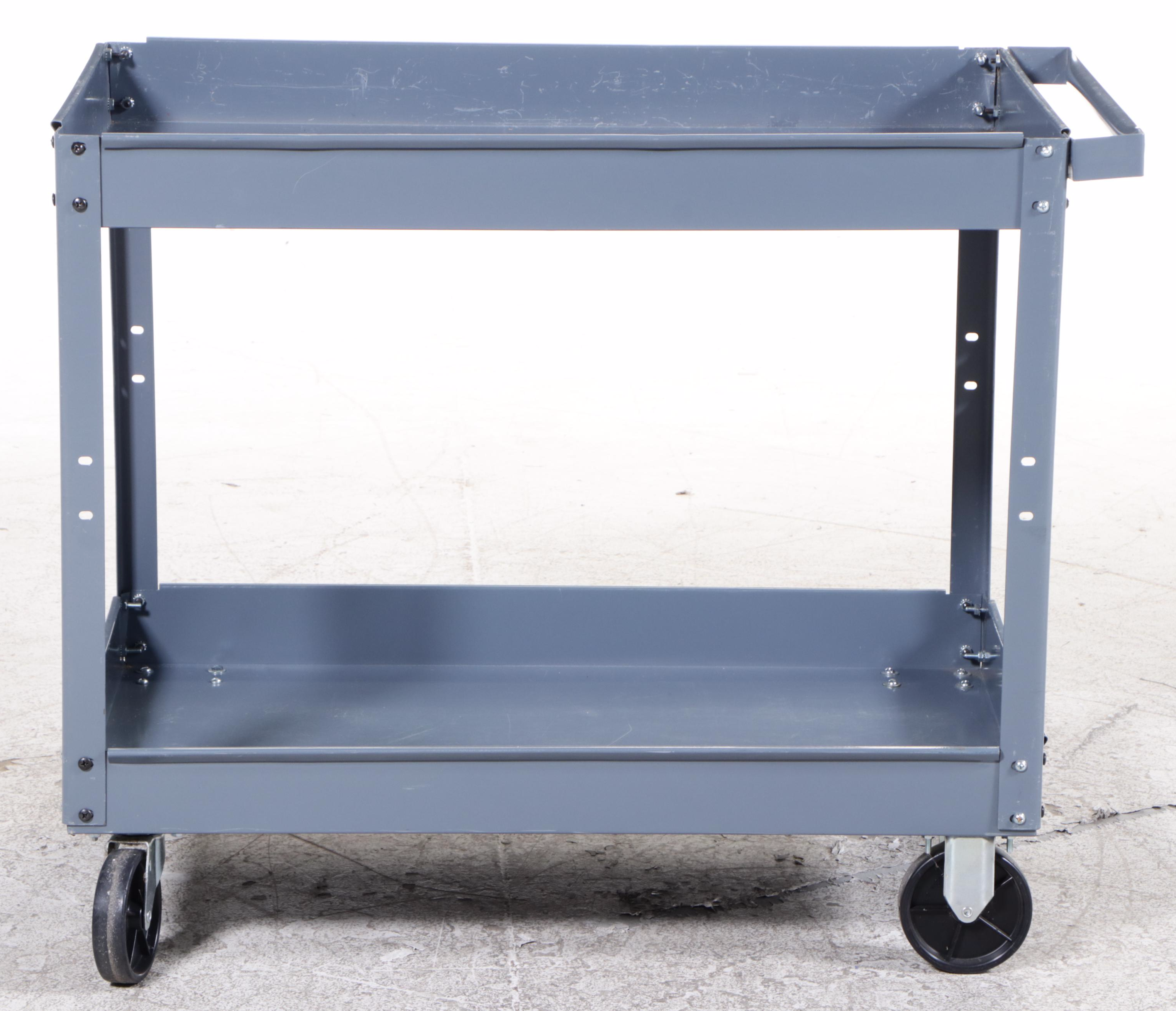 Industrial Steel Tray Cart | EBTH