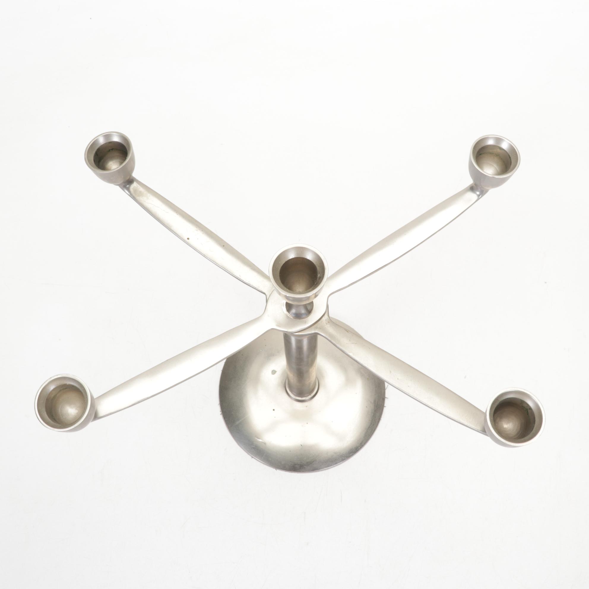 Mid Century Modern Style Scales of Justice Lamp and Metal Collapsing ...