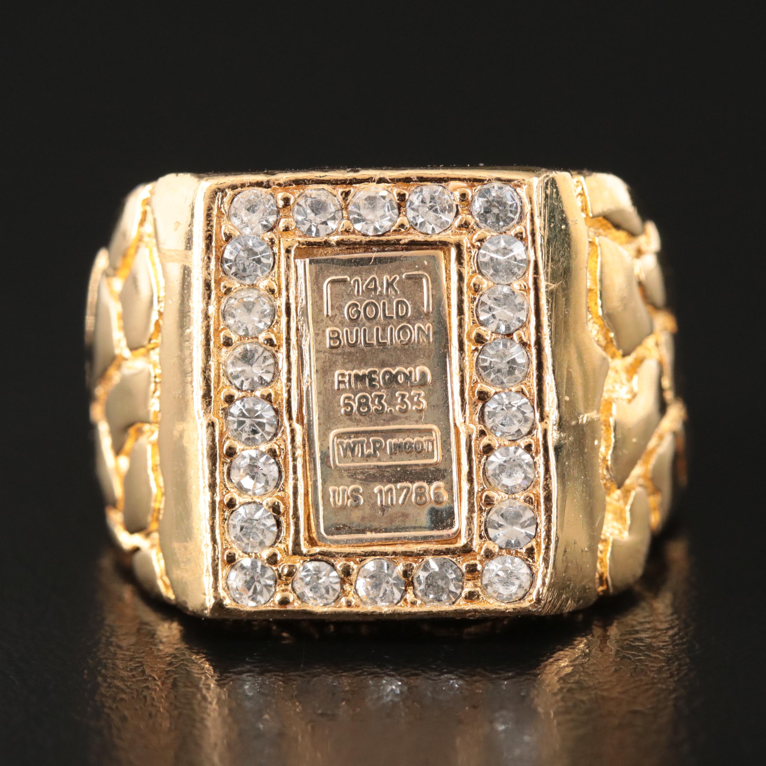 Nugget Ring with a 14K Ingot | EBTH