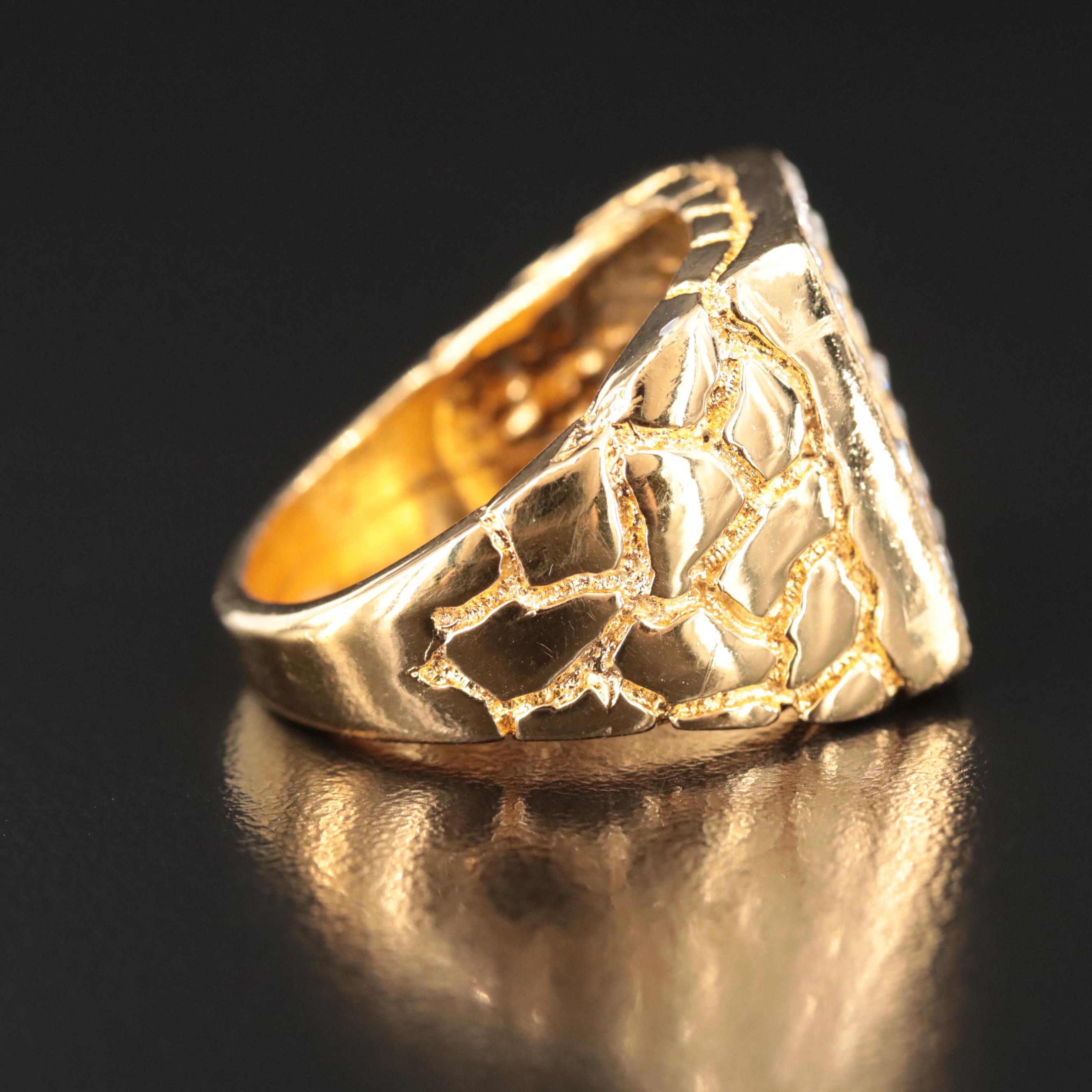 Nugget Ring with a 14K Ingot | EBTH