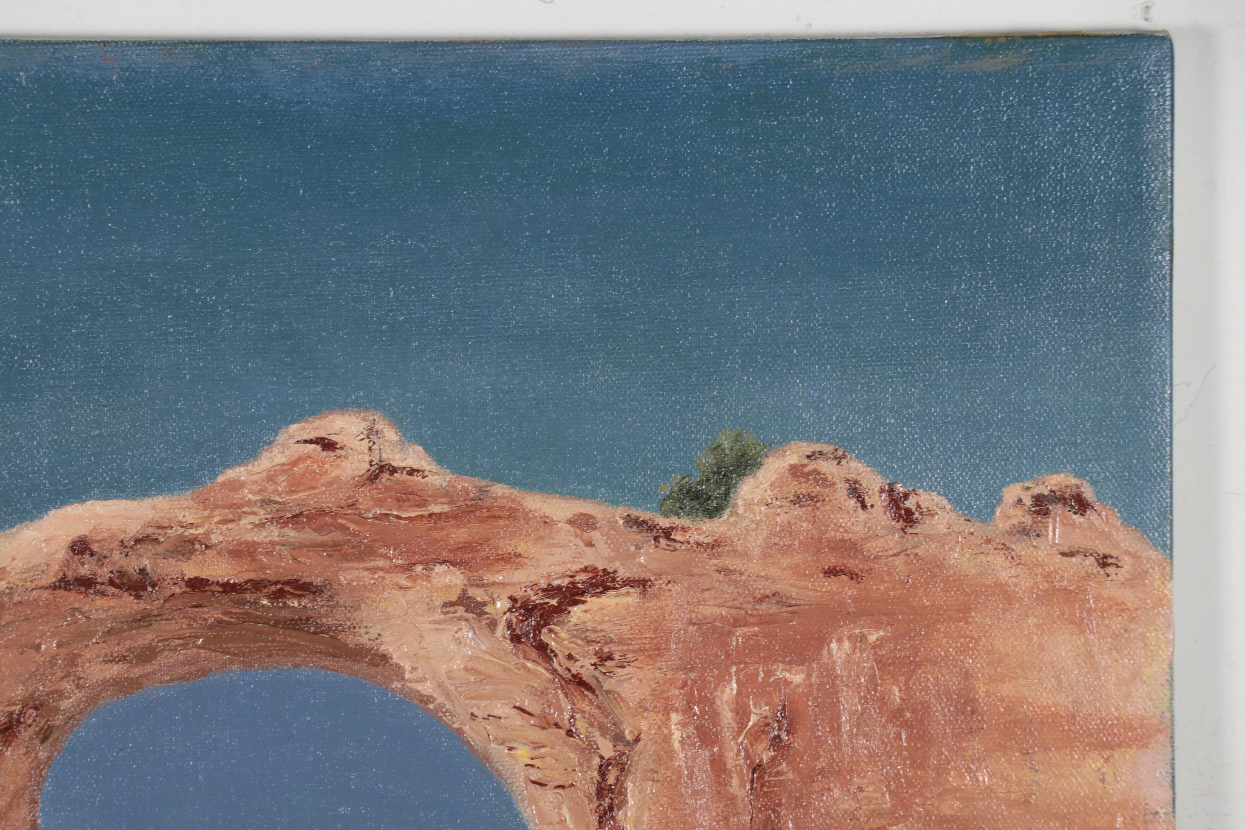 Fran Evans Oil Painting "Window Rock, Arizona," 1999 | EBTH
