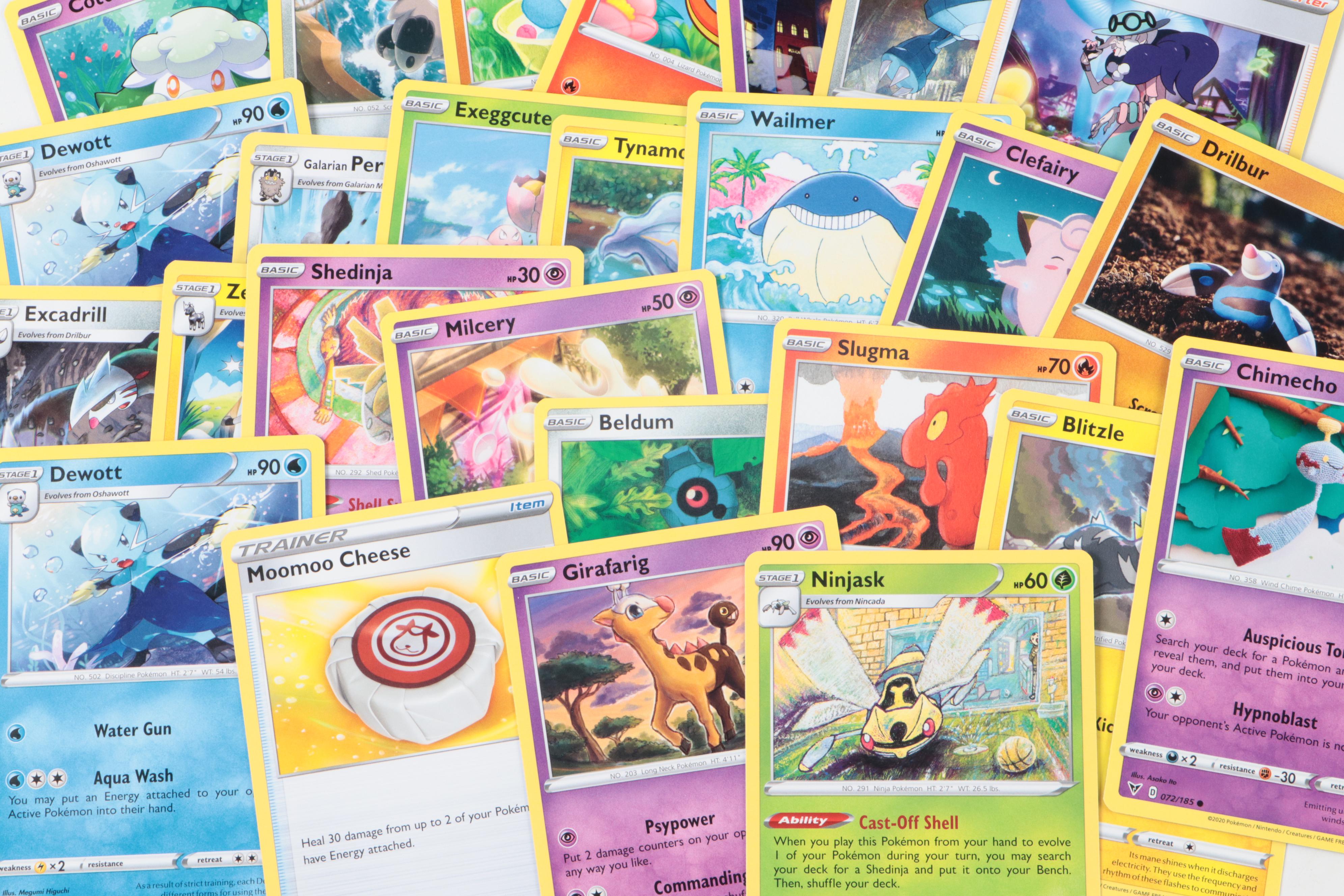Pokémon Card Collection Featuring Basics, Trainers and More, 2020s | EBTH