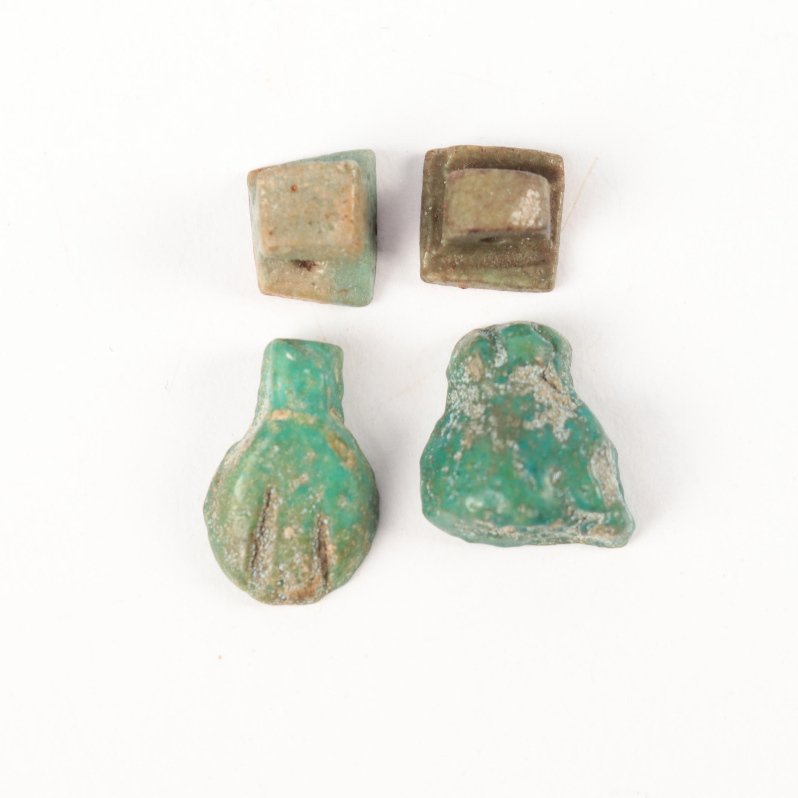 Ancient Egyptian Ceramic Amulets, Ancient Roman Glass Stones and More ...