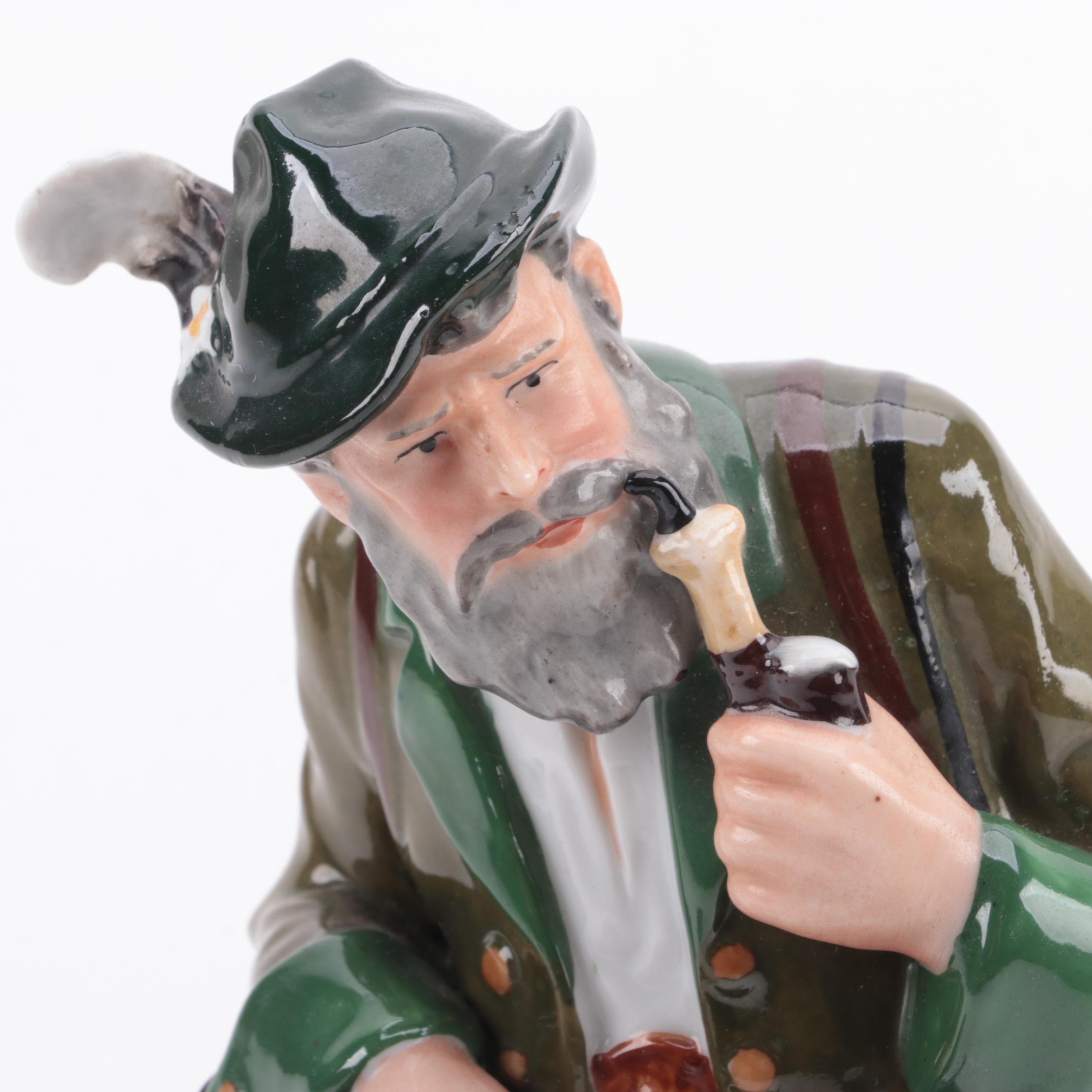 Fasold & Stauch Porcelain Hunting Figurine | EBTH