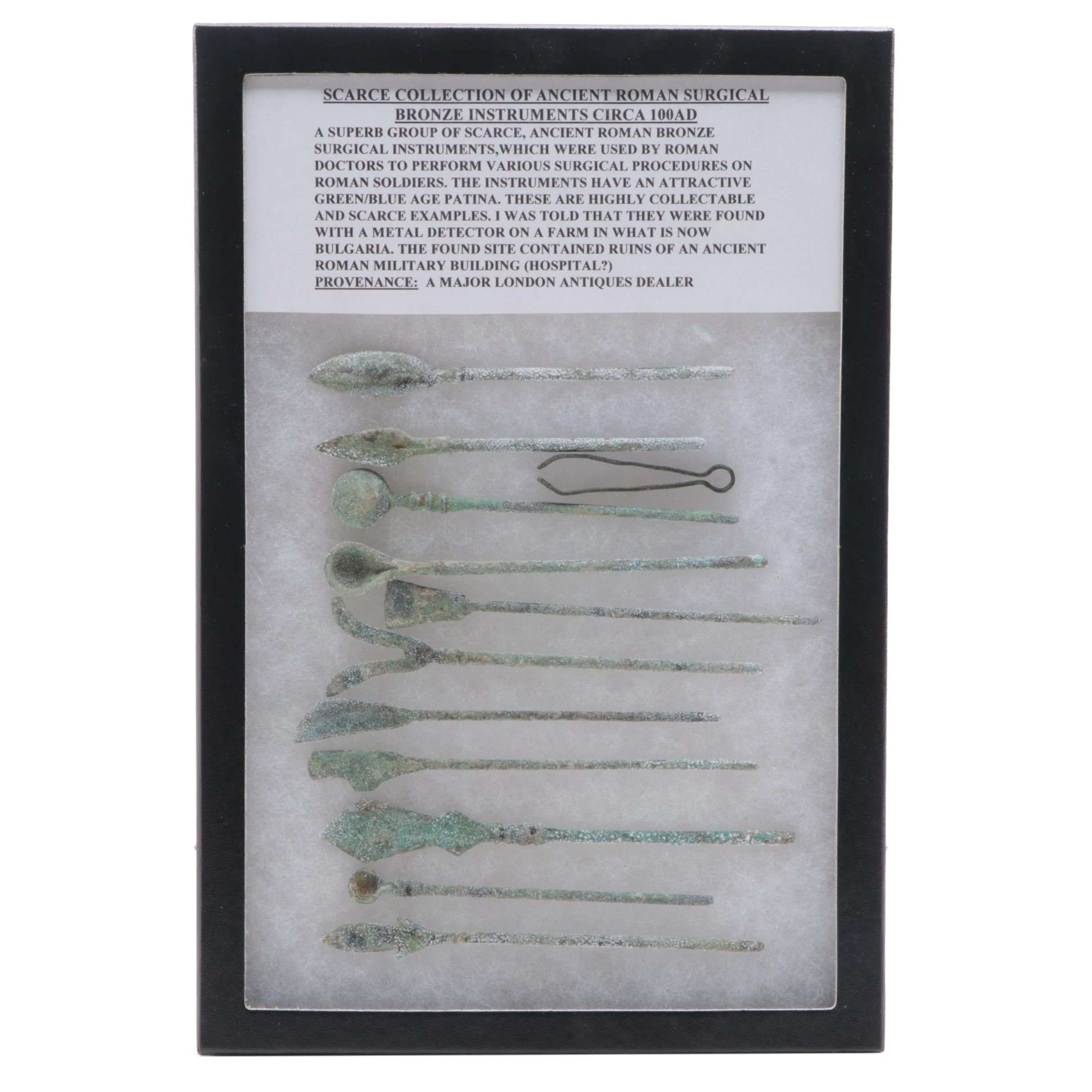 Ancient Roman Bronze Surgical Instruments, Circa 100-300 CE | EBTH