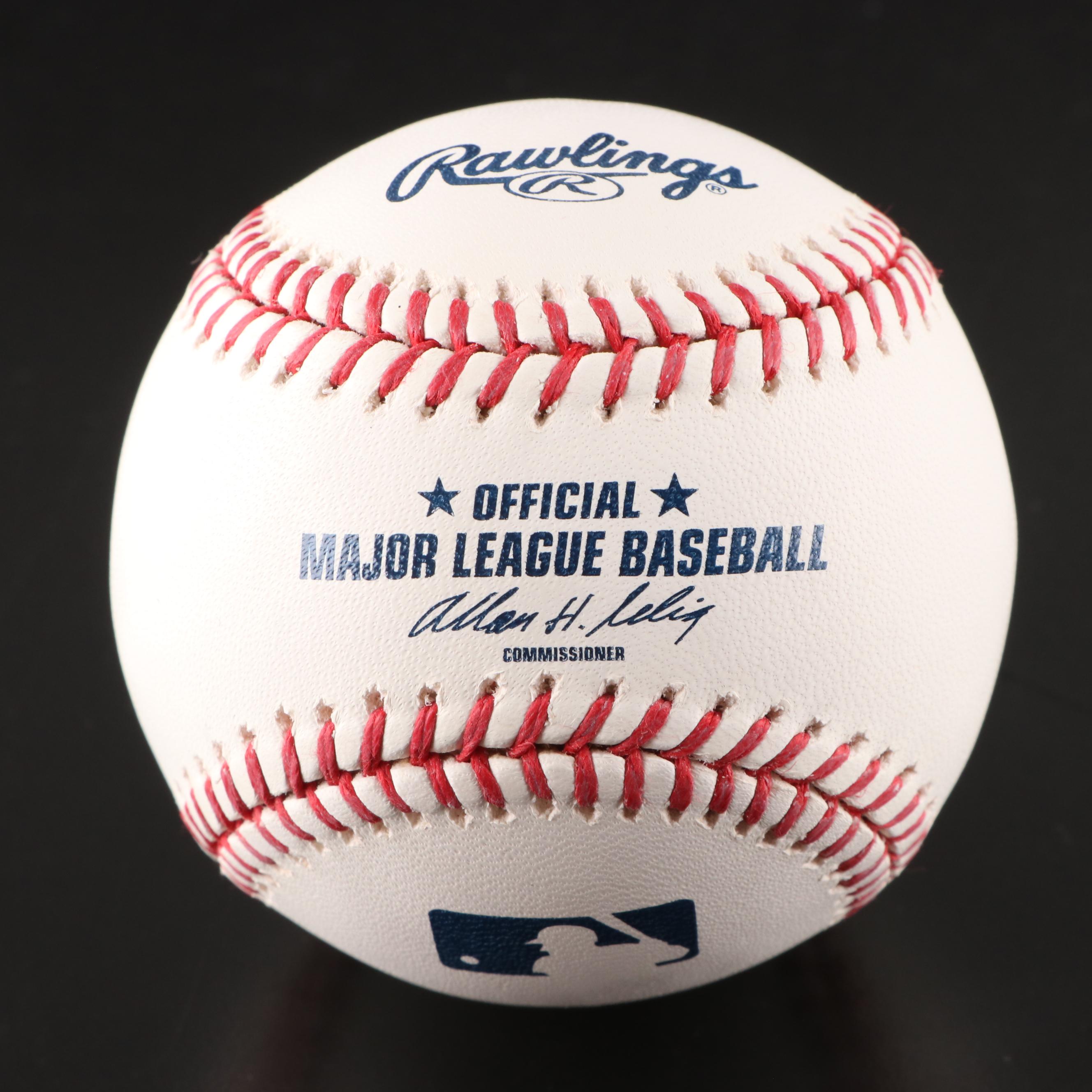 Johnny Bench, Joe Morgan, and Tony Pérez Signed Rawlings Official MLB ...