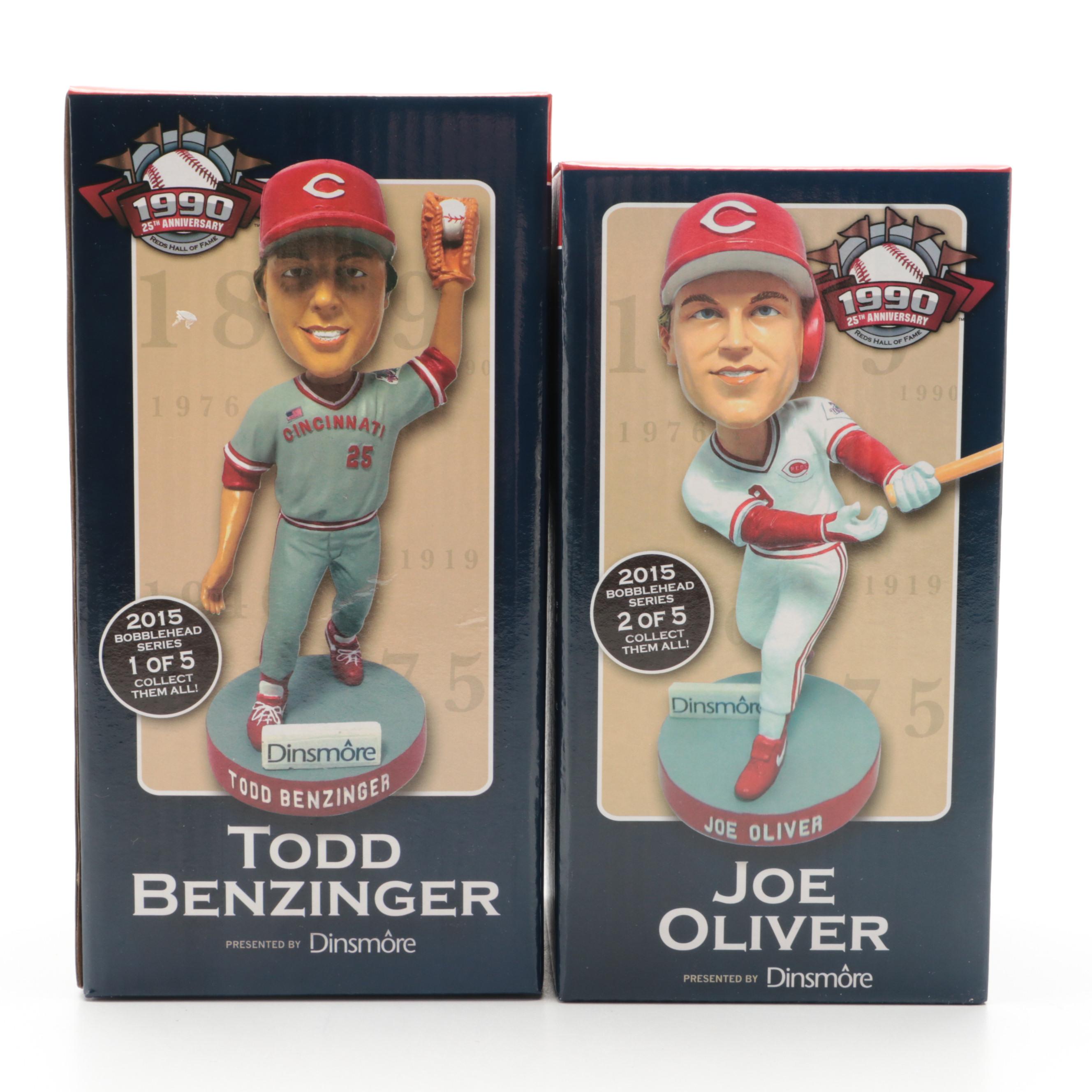 Cincinnati Reds Bobbleheads with Pete Rose, Bill Hatcher, Lee May and ...