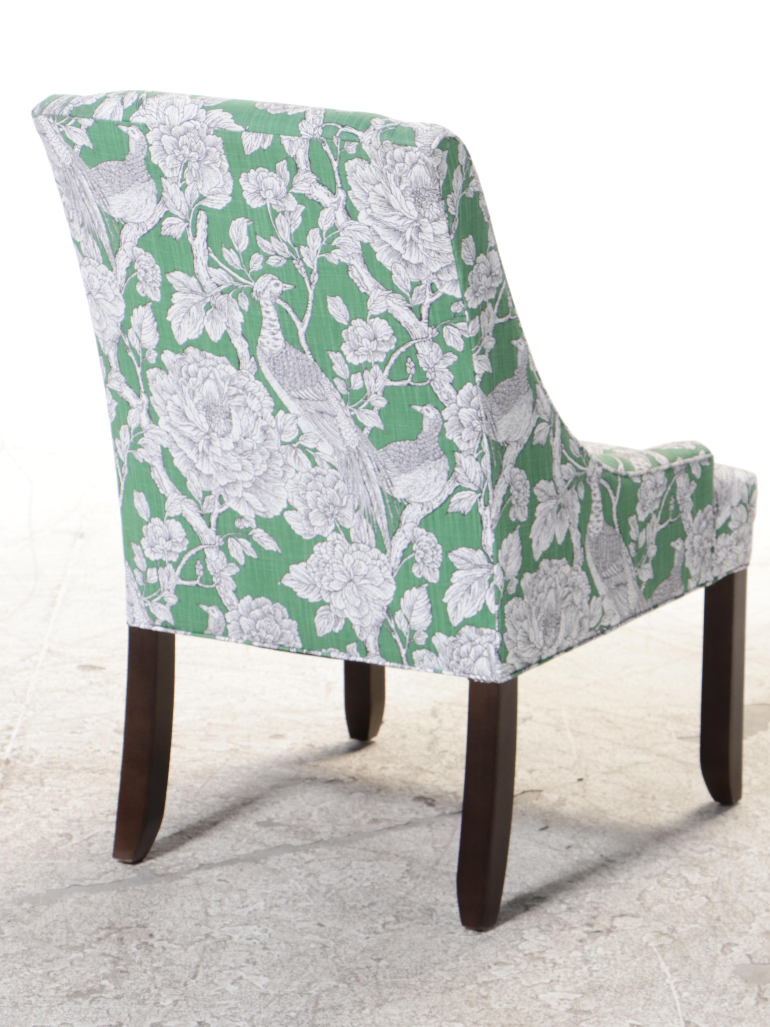 Ballard Designs Toile-Patterned Side Chair | EBTH