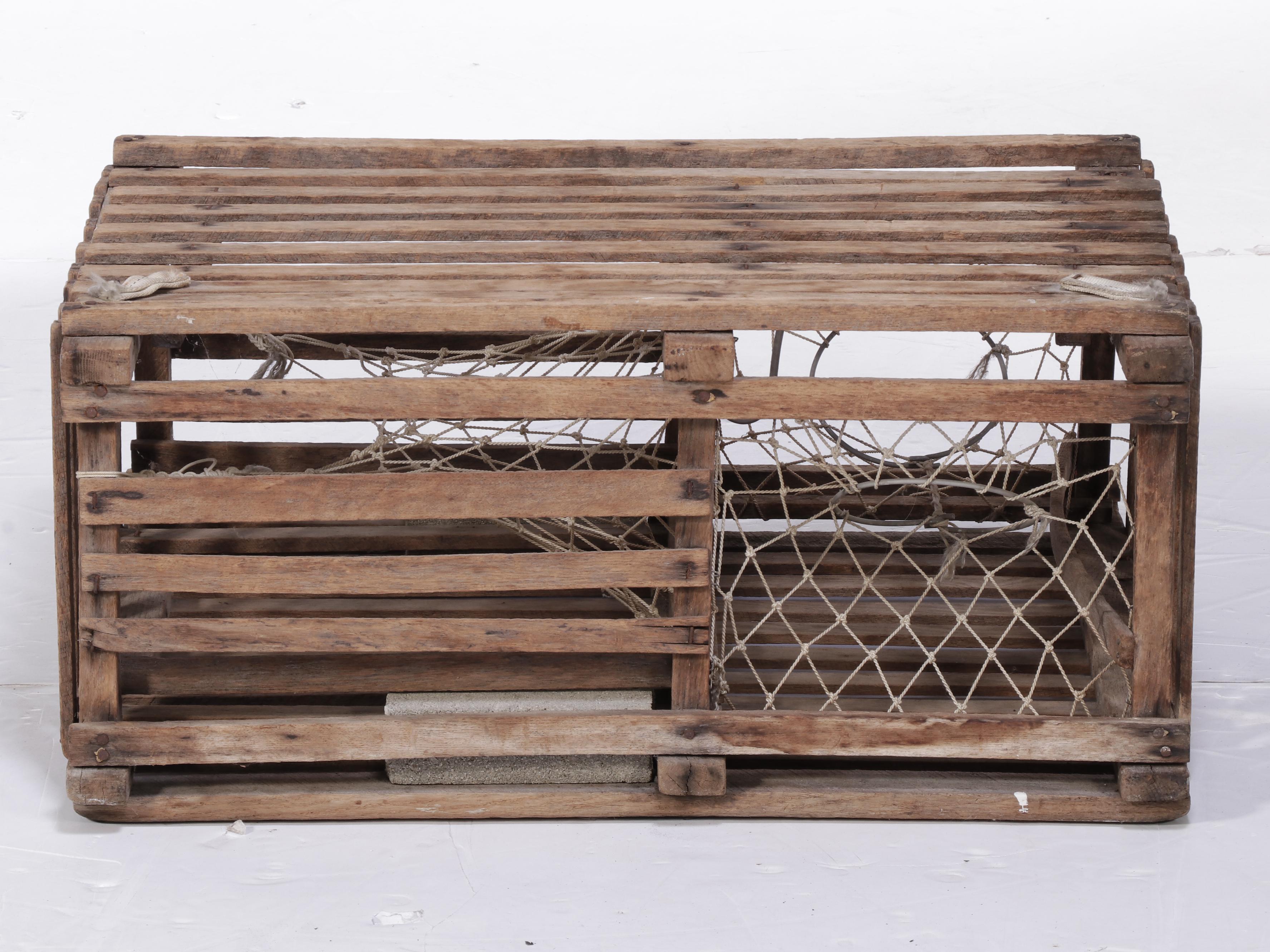 Lobster Trap Crate Coffee Table | EBTH