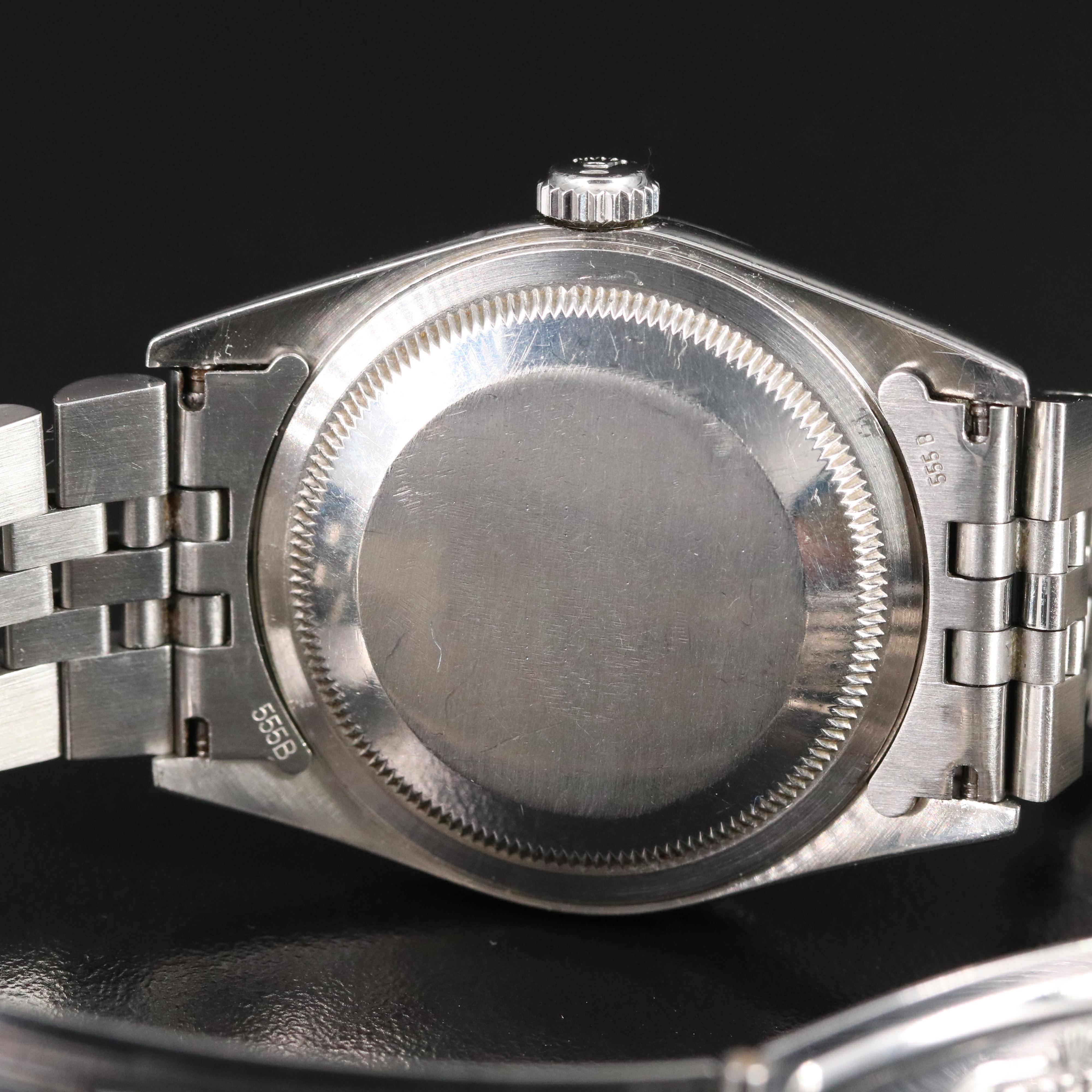 1995-96 Rolex Oyster Perpetual Datejust Diamond Dial Wristwatch | EBTH