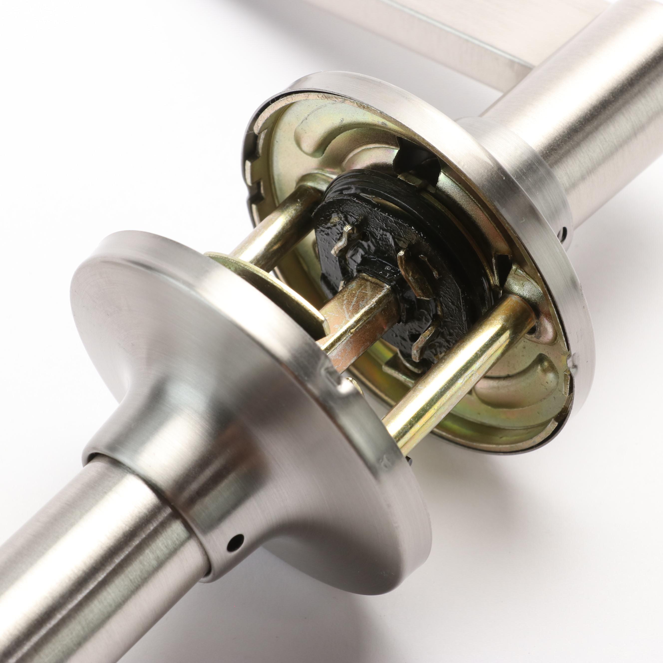 Lever Door Handle Set, Shelf Brackets and Paper Holder in Brushed ...