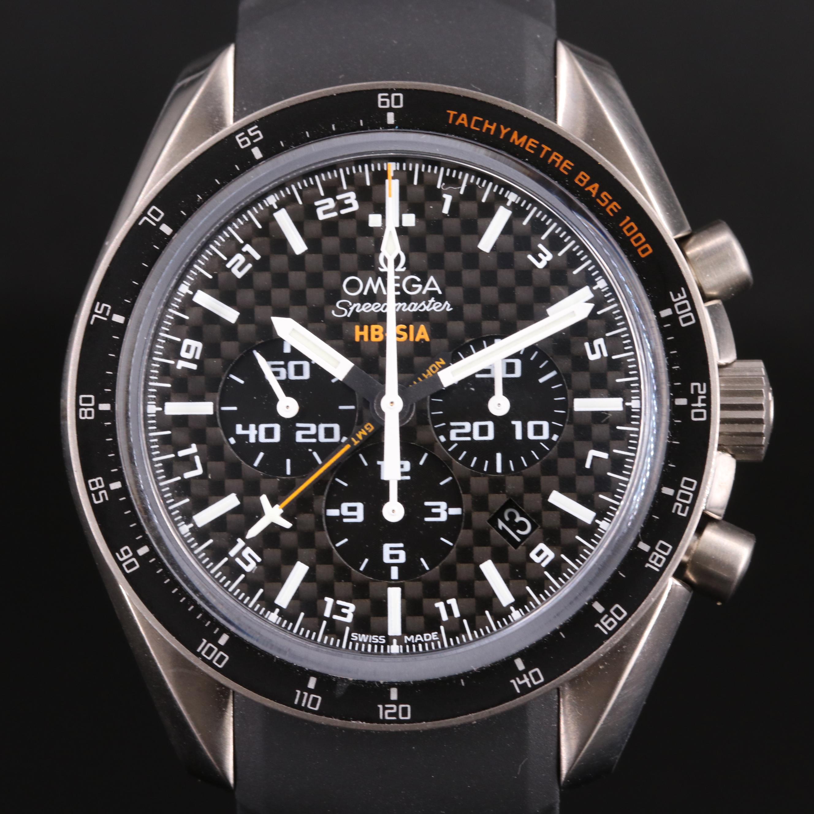 Omega Speedmaster "Solar Impulse" Titanium GMT Automatic Wristwatch | EBTH