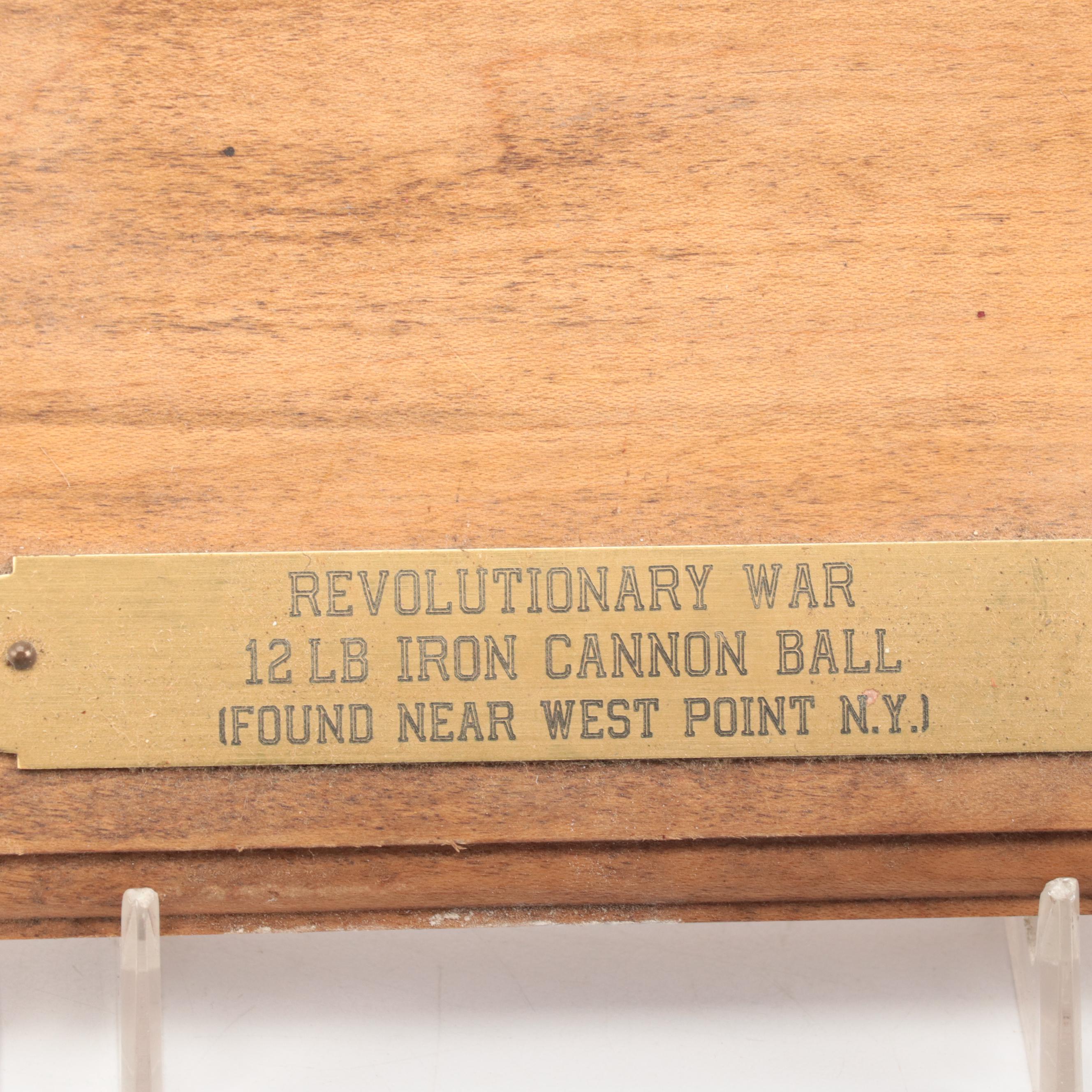 Revolutionary War Era Cannonball with Civil War Era Cannonball | EBTH