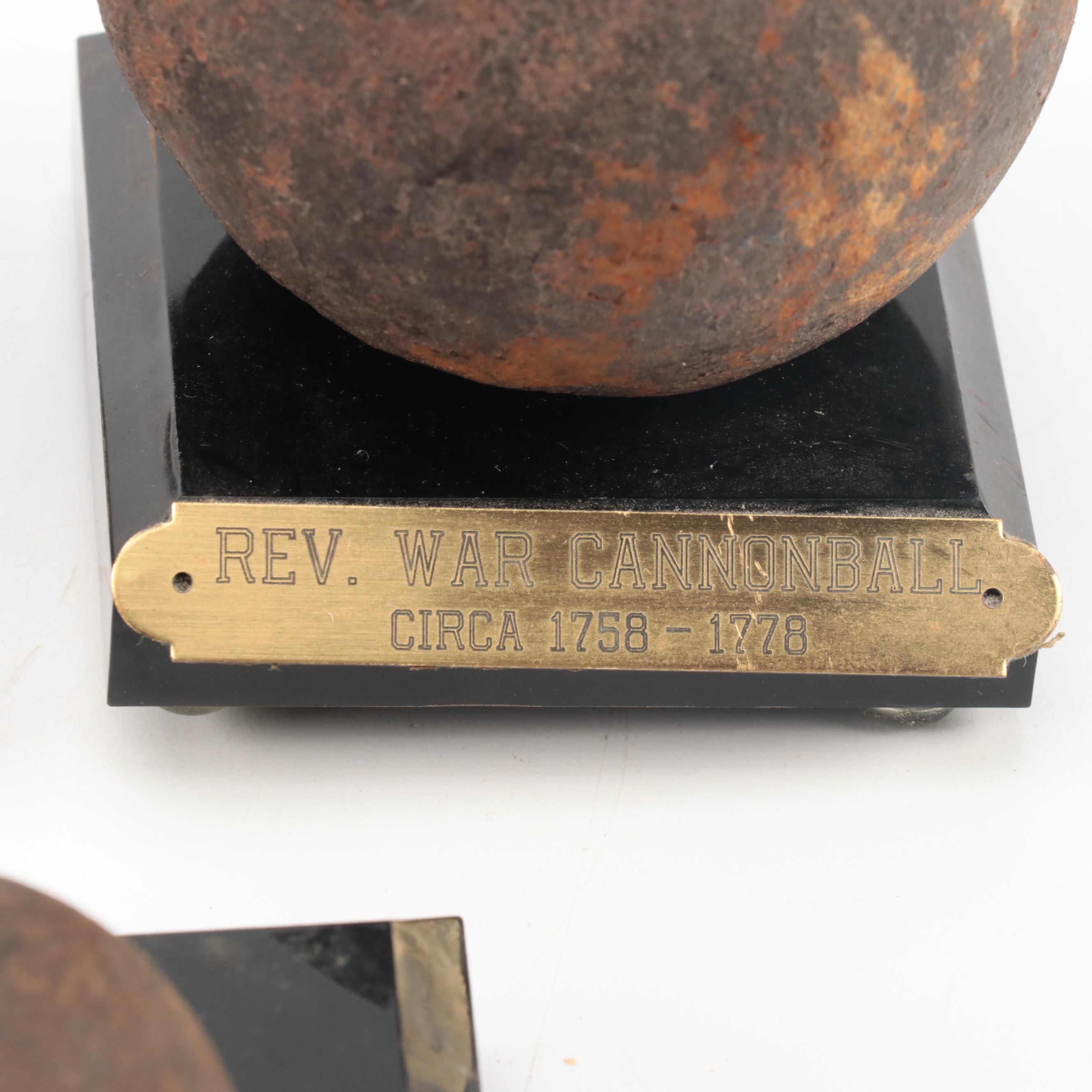 Revolutionary War Cannonballs | EBTH