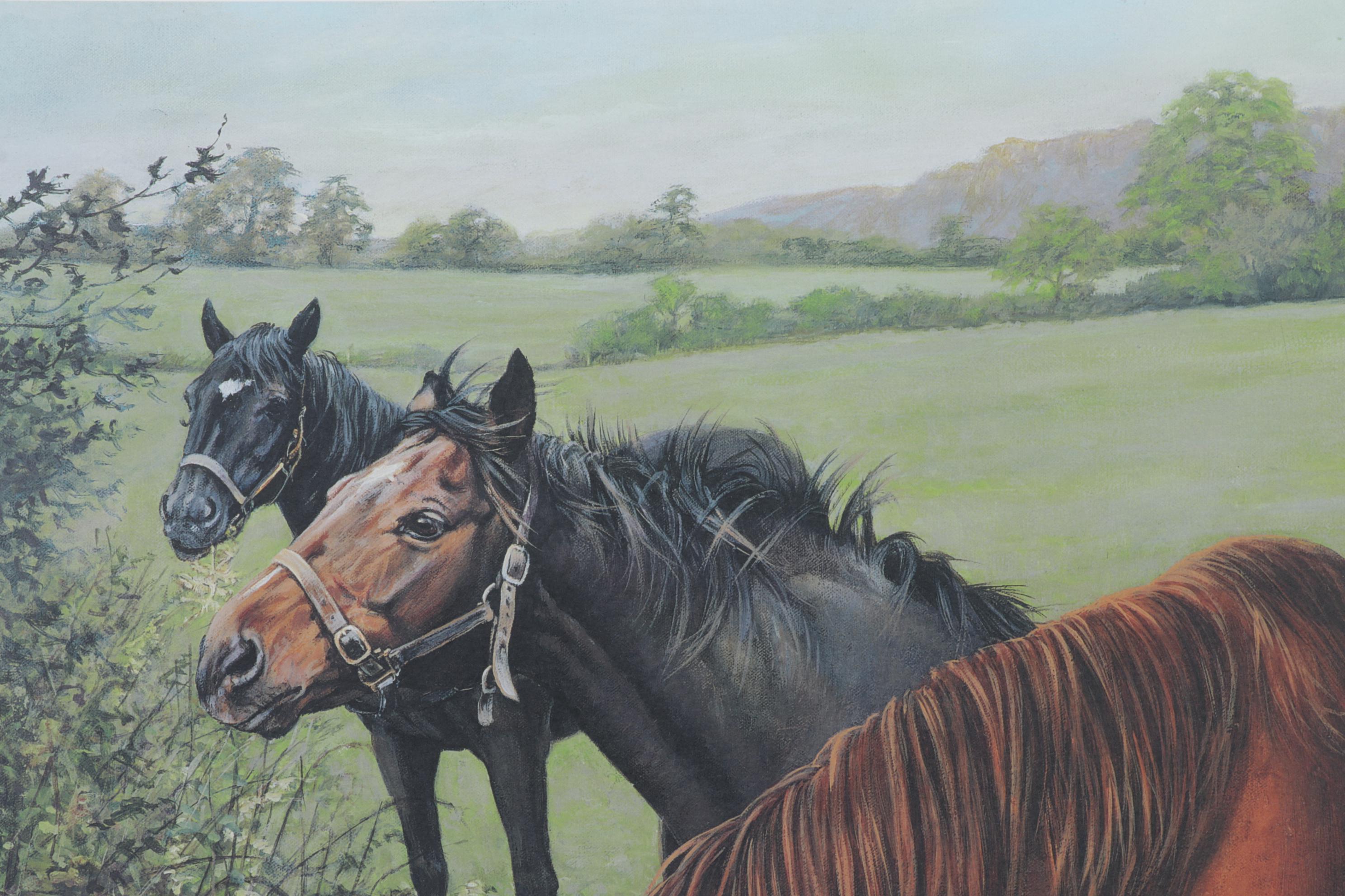 Judi Kent Pyrah Offset Lithograph "Hedgerow Gossip," Circa 2000 | EBTH