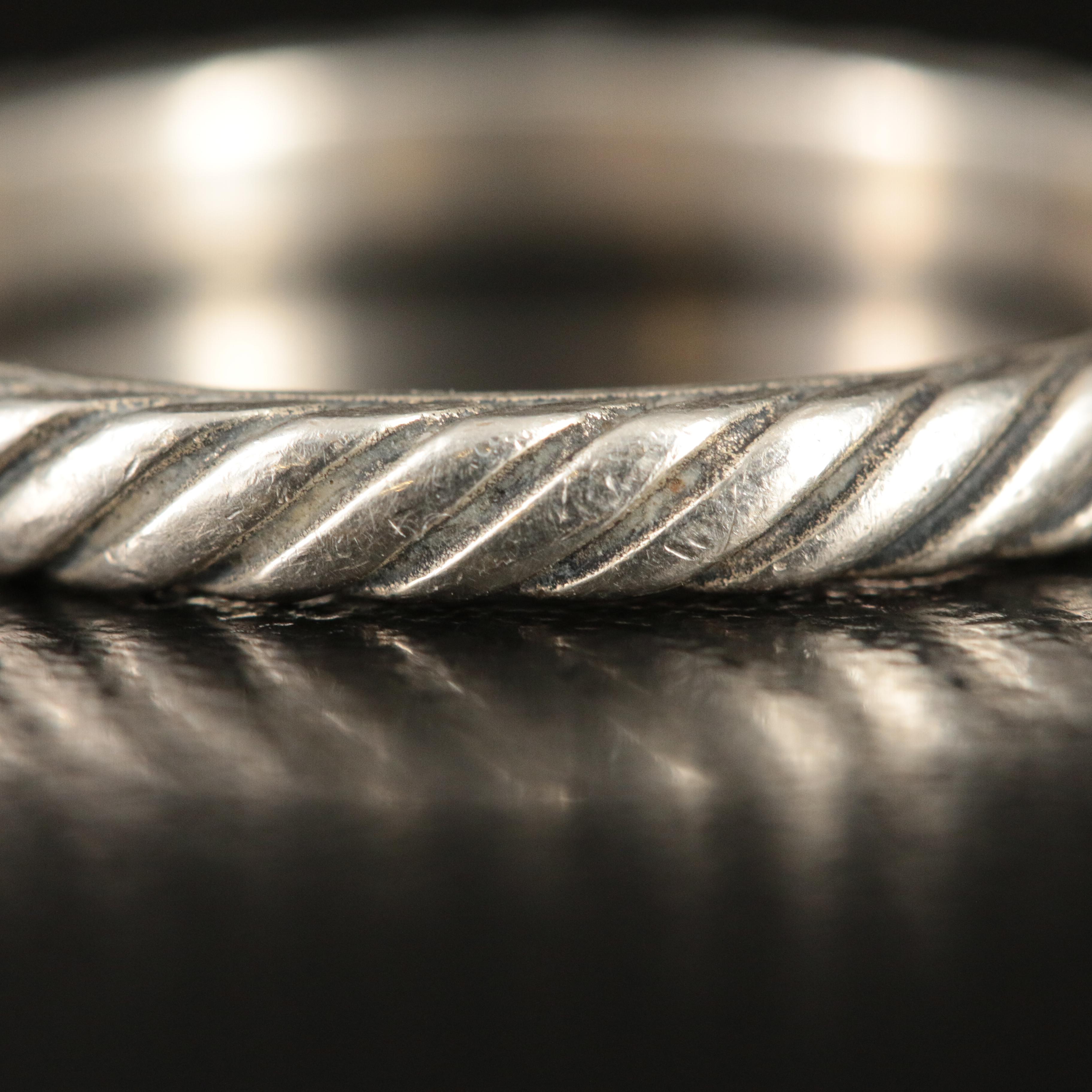 David Yurman Sterling Cable Collectibles Stack Ring | EBTH