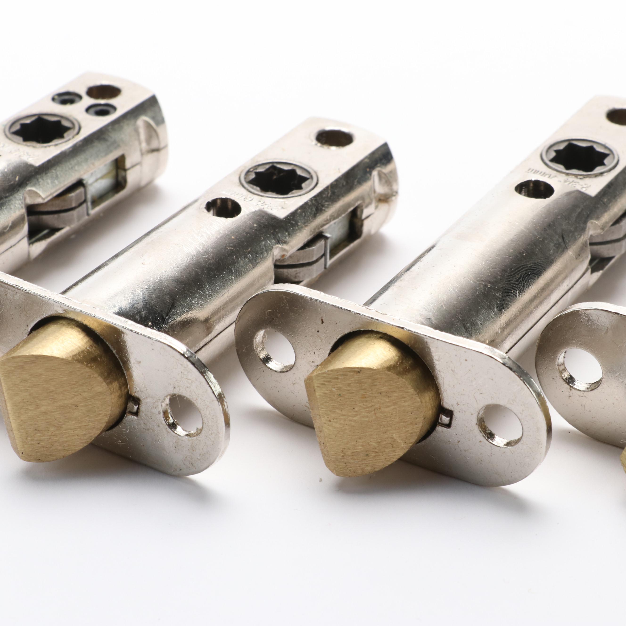 Antique Brass Finish Door Latch Sets With Shelf Brackets | EBTH