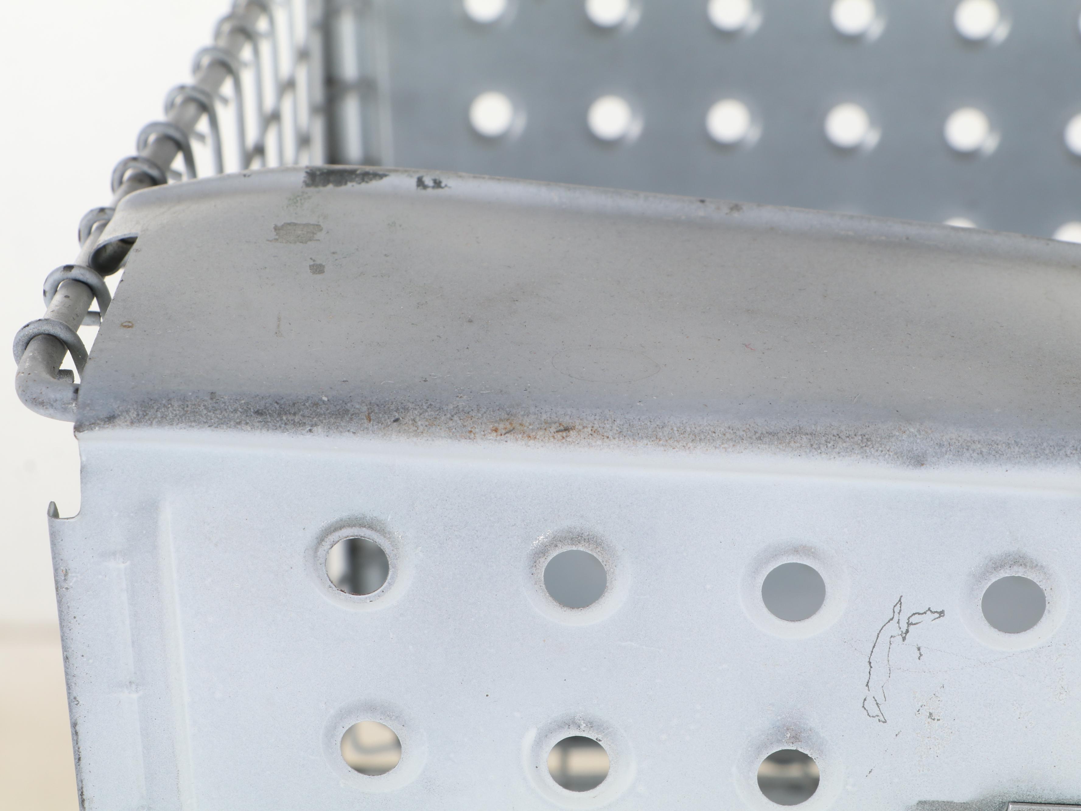 Twelve Industrial Style Galvanized Metal and Wire Storage Cubes | EBTH