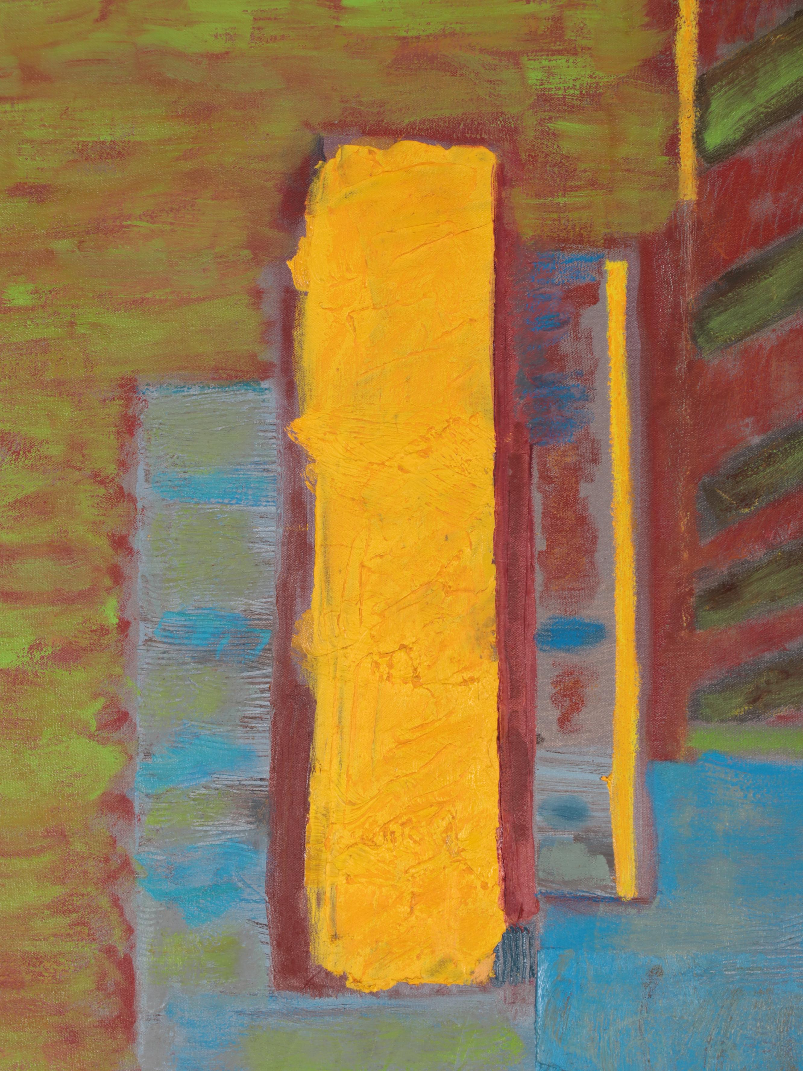 Felix Bronner Large-Scale Oil Painting "The Broken Square," 1990 | EBTH