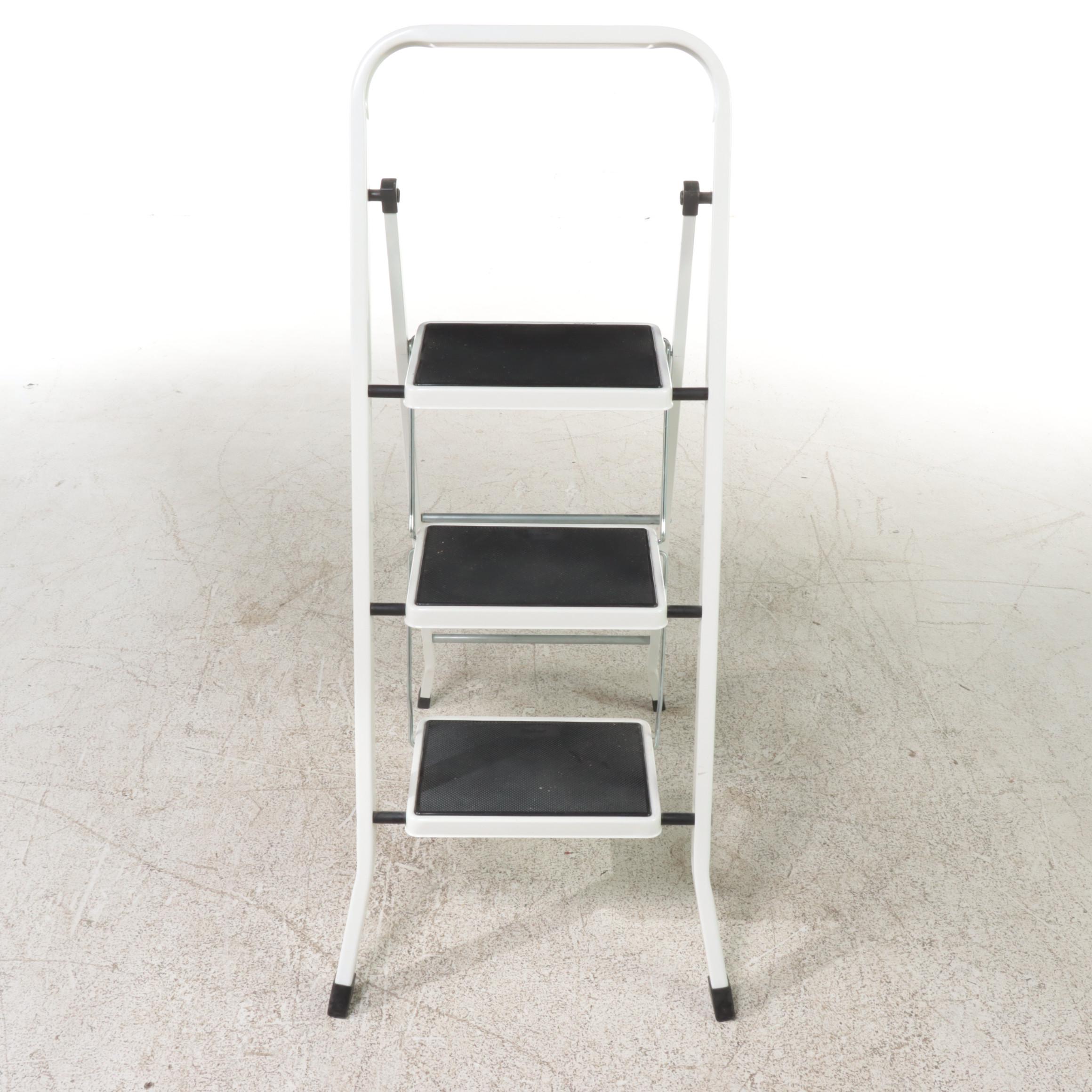Polder Powder-Coated Steel Folding Step Ladder | EBTH