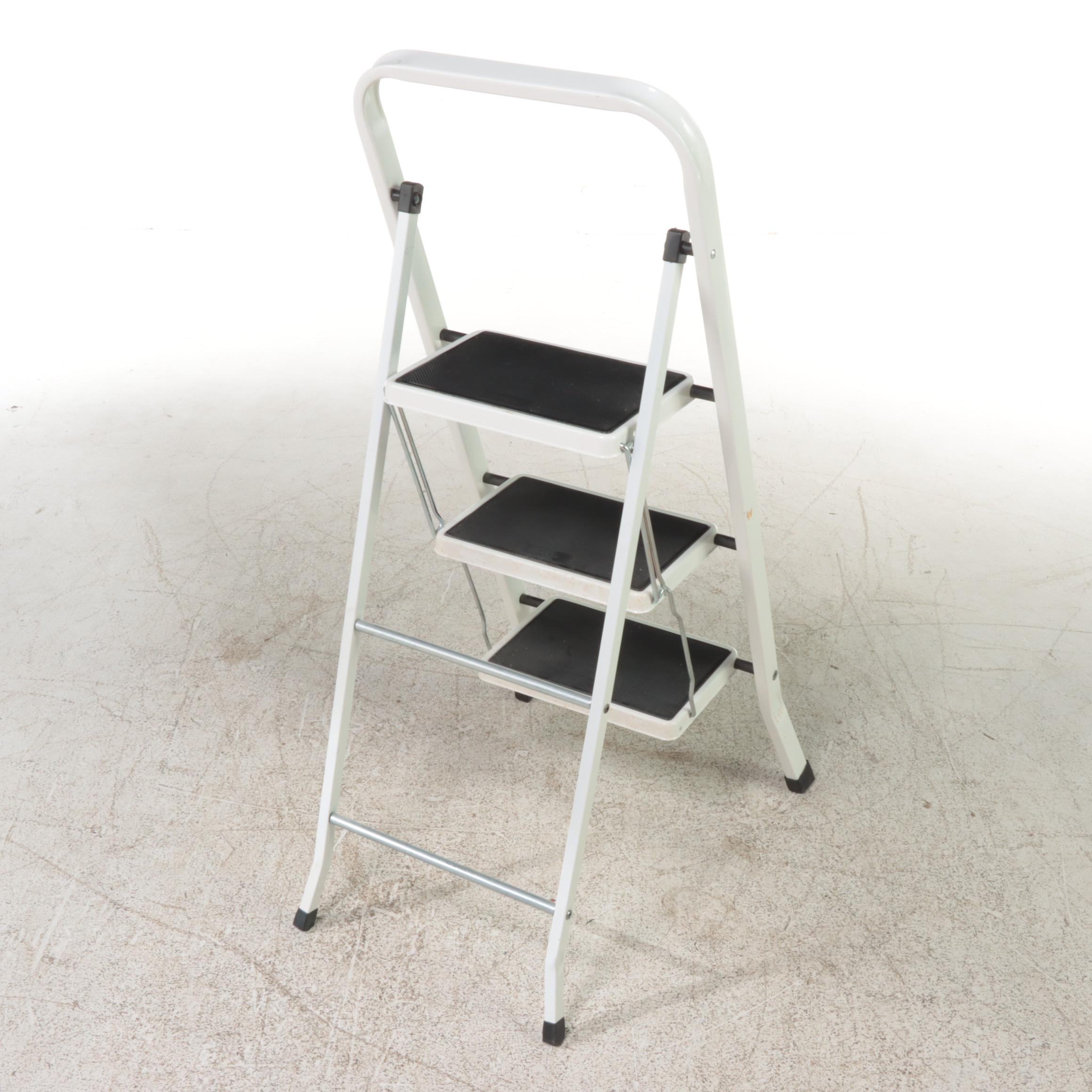 Polder Powder-Coated Steel Folding Step Ladder | EBTH