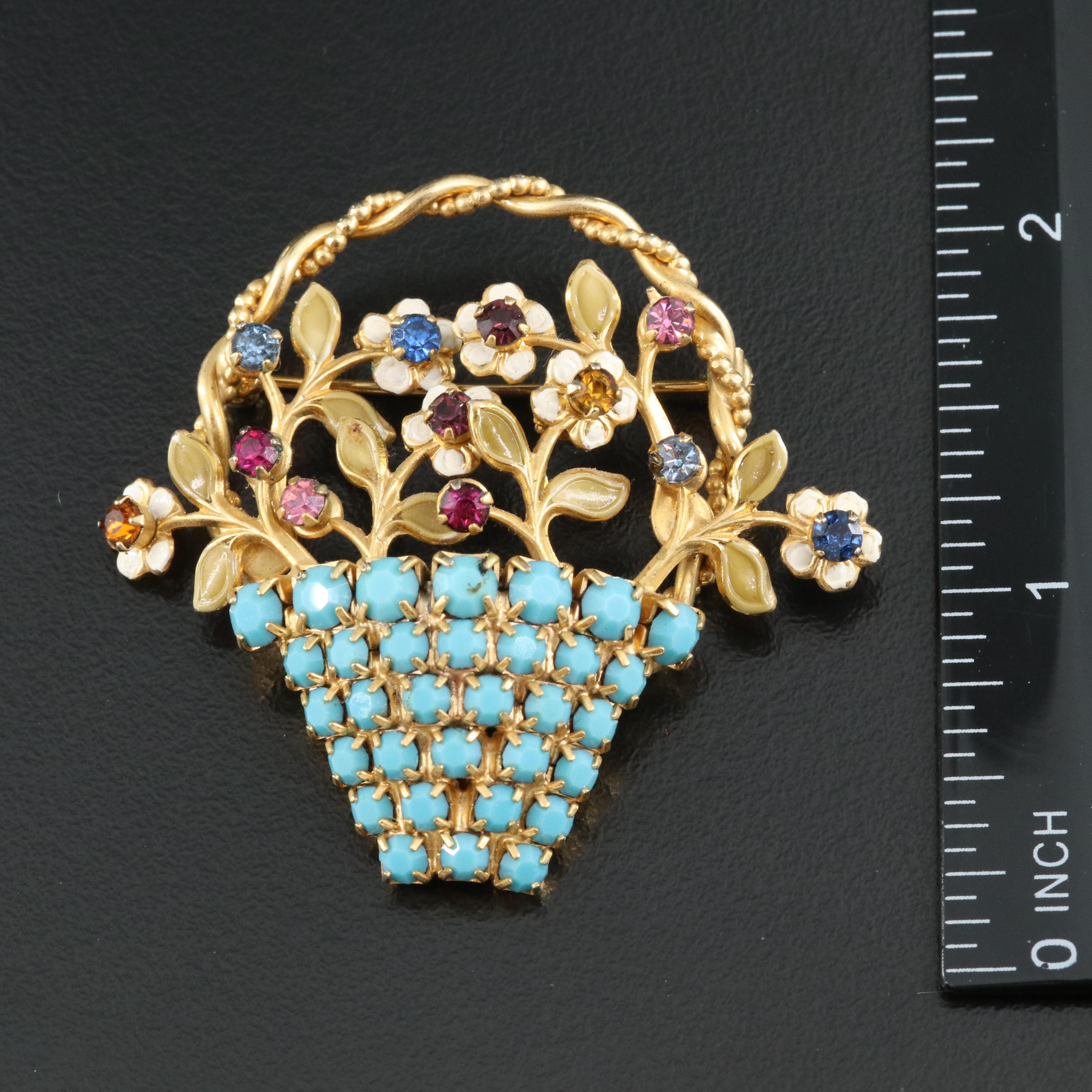 Weiss Rhinestone Brooch Collection | EBTH
