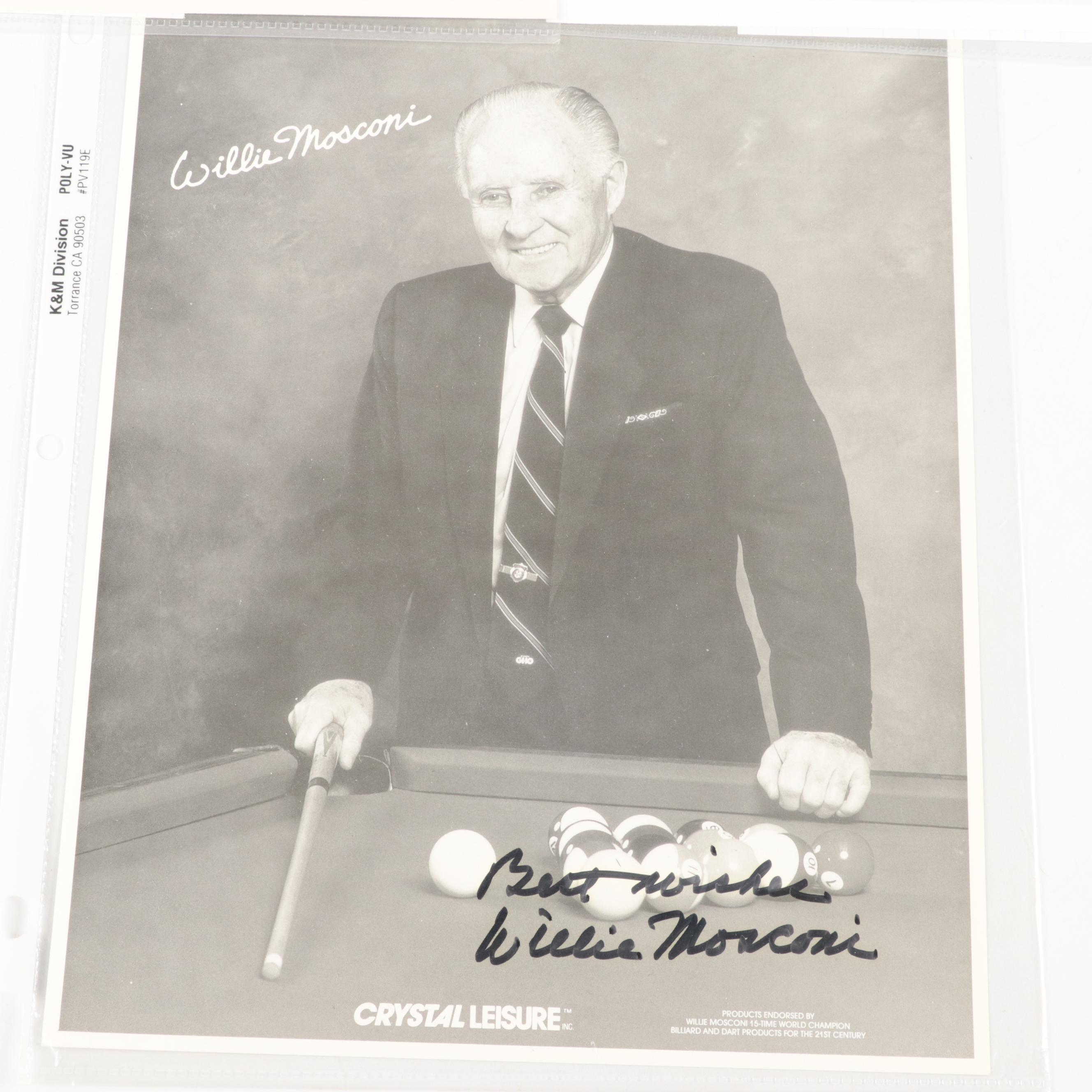 Chubby Checker, Fats Domino and Willie Mosconi Autographed Photos | EBTH