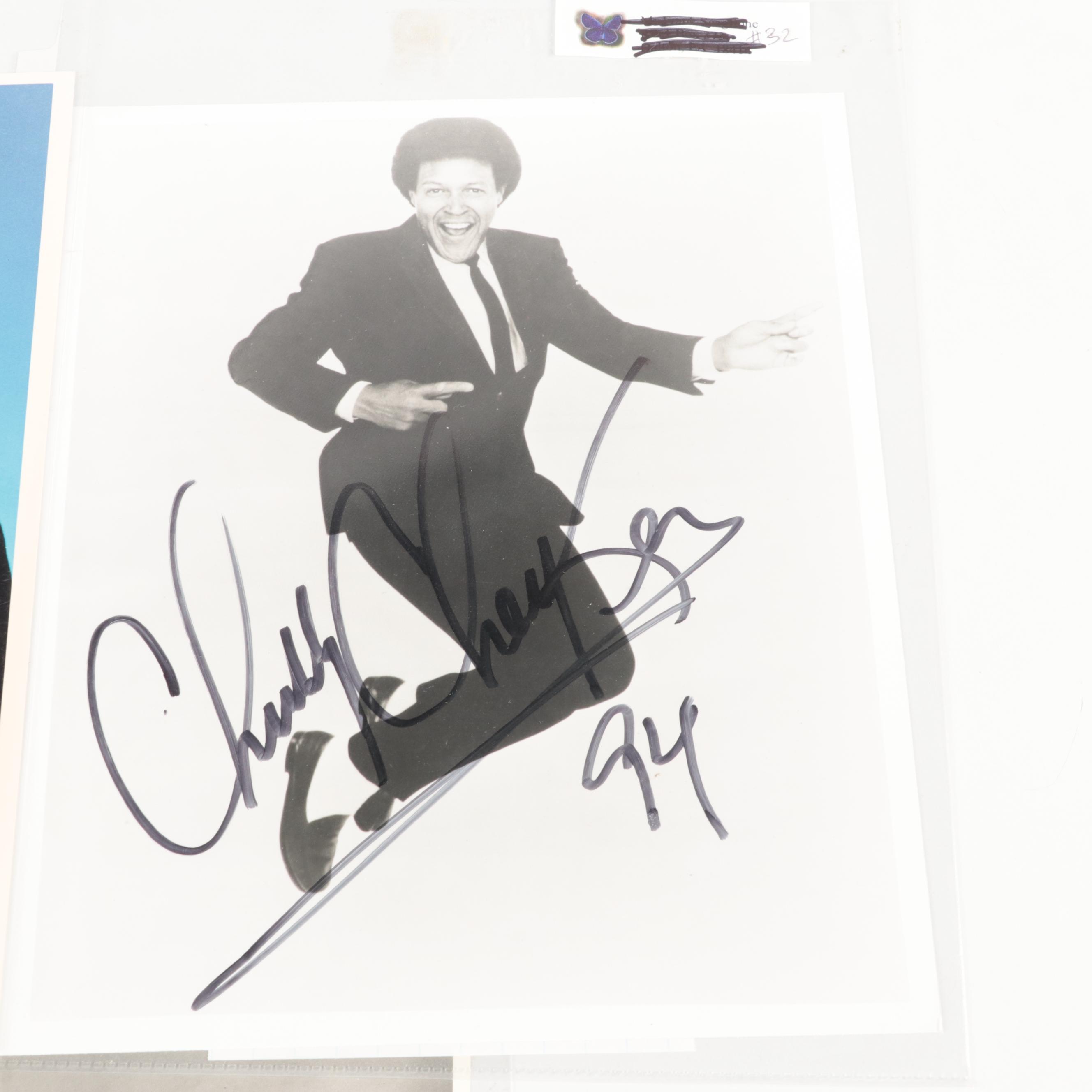 Chubby Checker, Fats Domino and Willie Mosconi Autographed Photos | EBTH