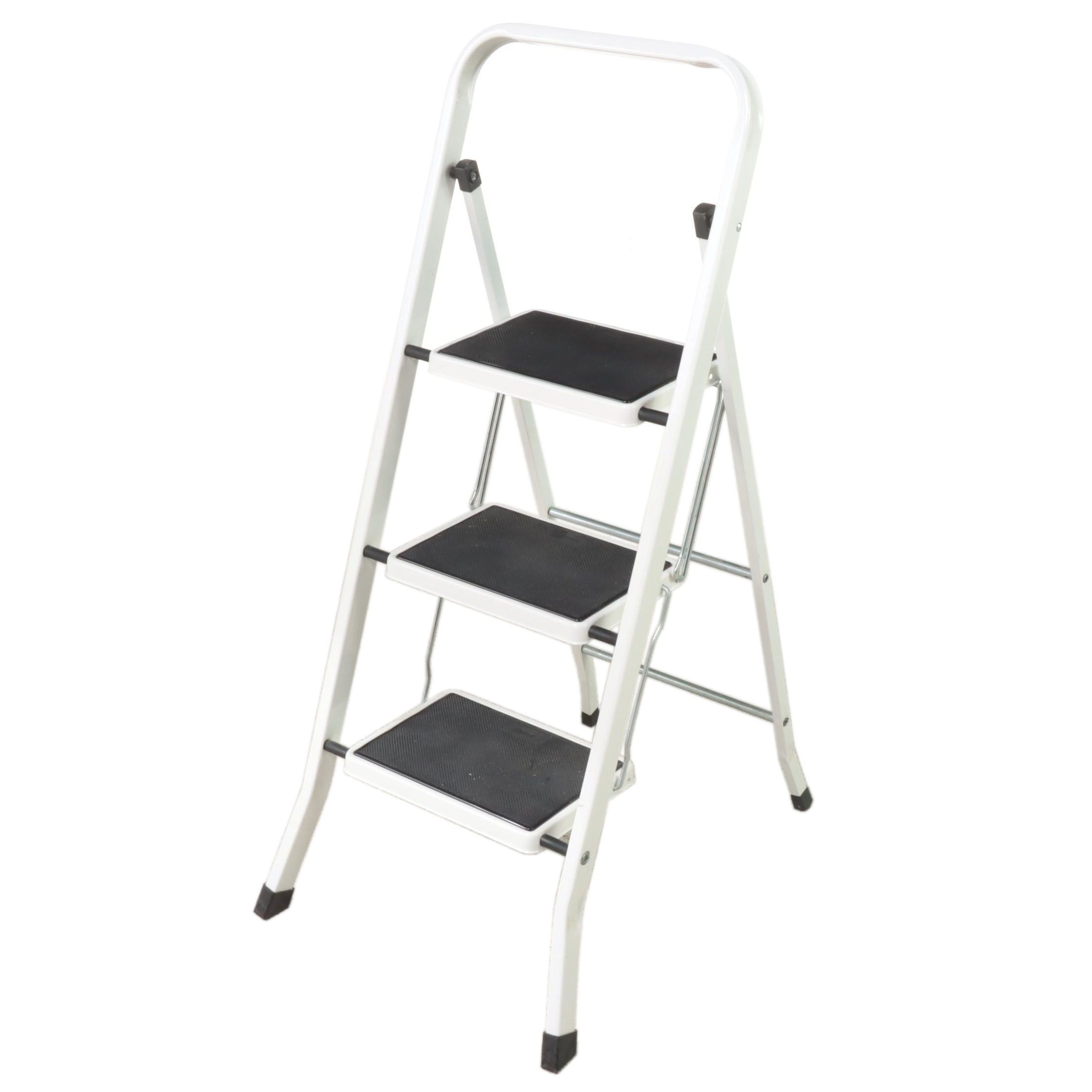 Polder Powder-Coated Steel Folding Step Ladder | EBTH