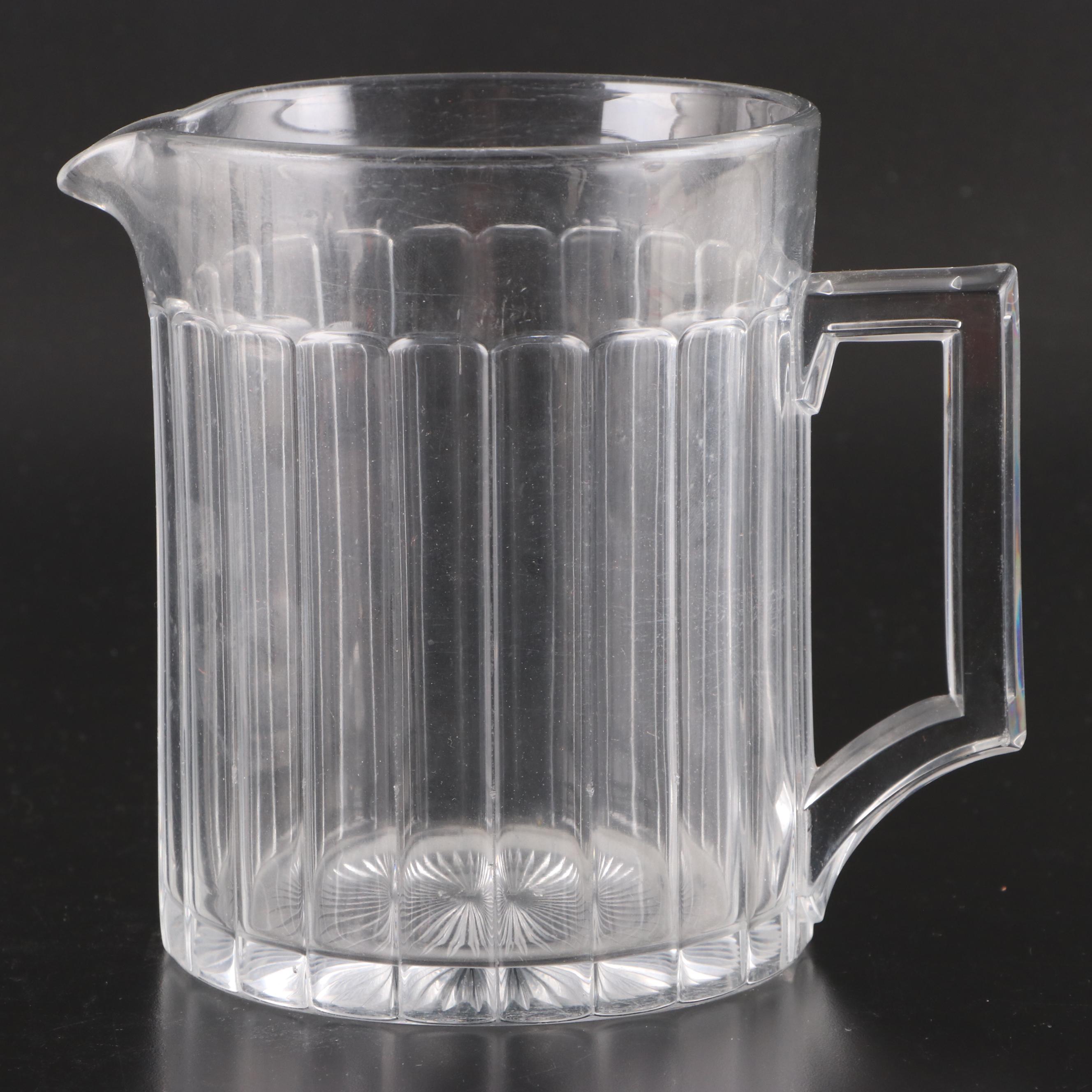Heisey "Narrow Flute Clear" Glass Pitchers, Early 20th Century | EBTH