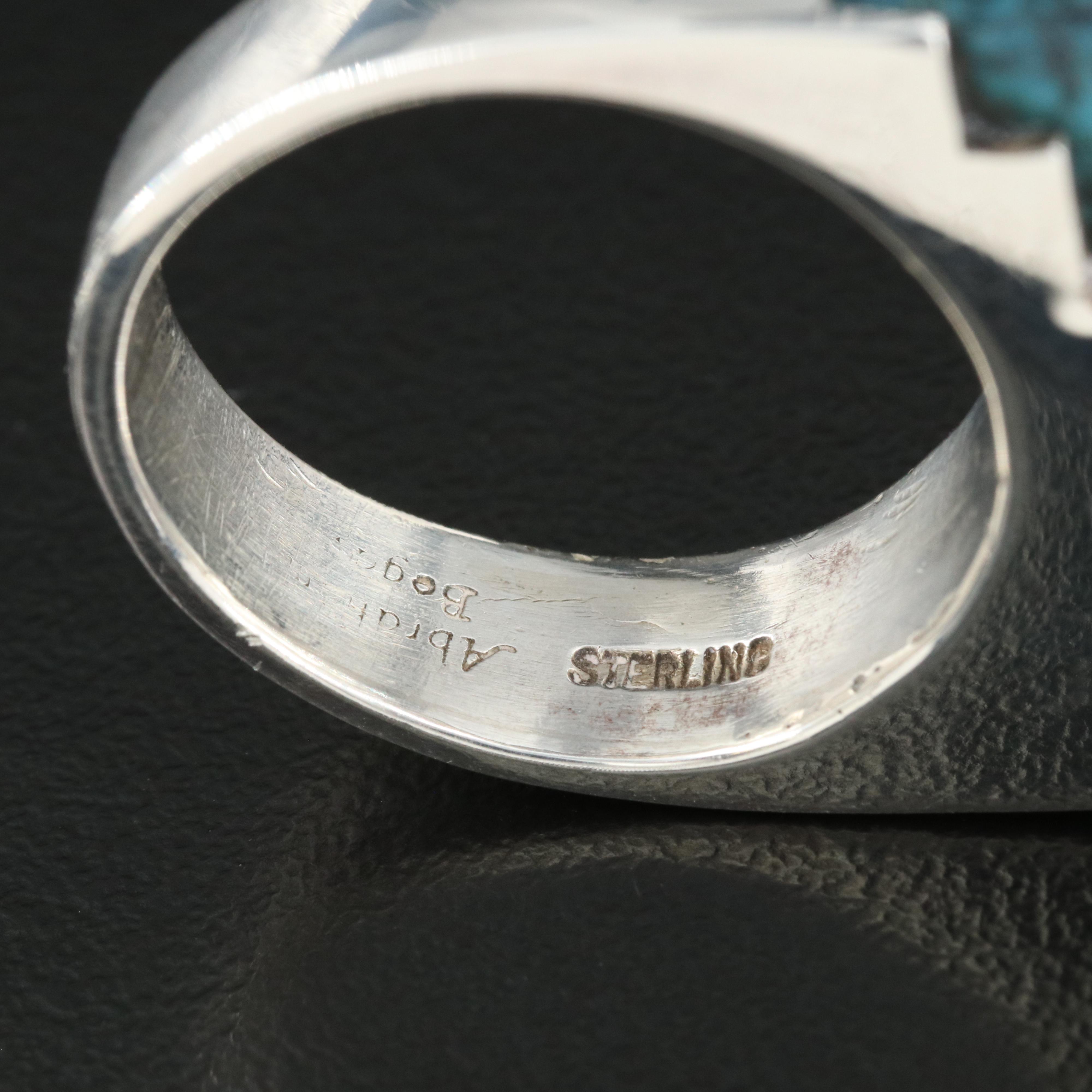 Alvin & Lula Begay and Abraham Begay Navajo Diné Sterling Rings | EBTH