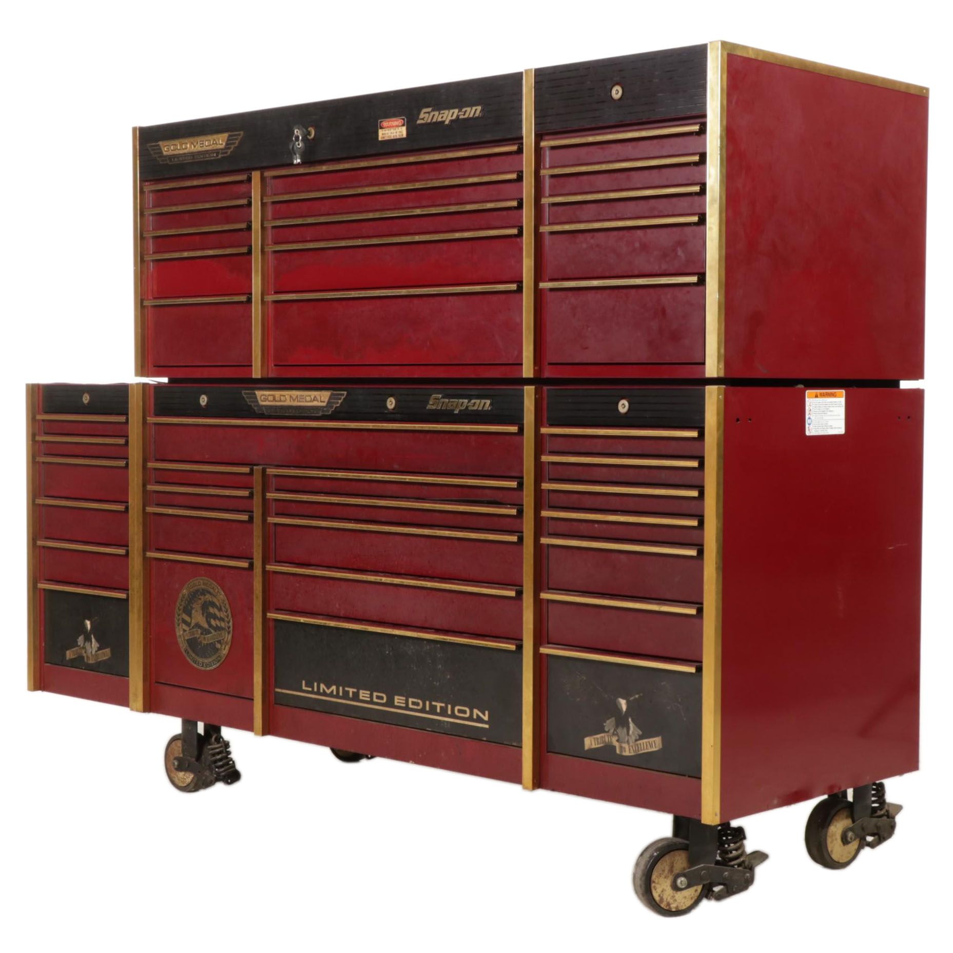Snap-On Gold Medal Limited Edition Tool Cabinet on Casters | EBTH