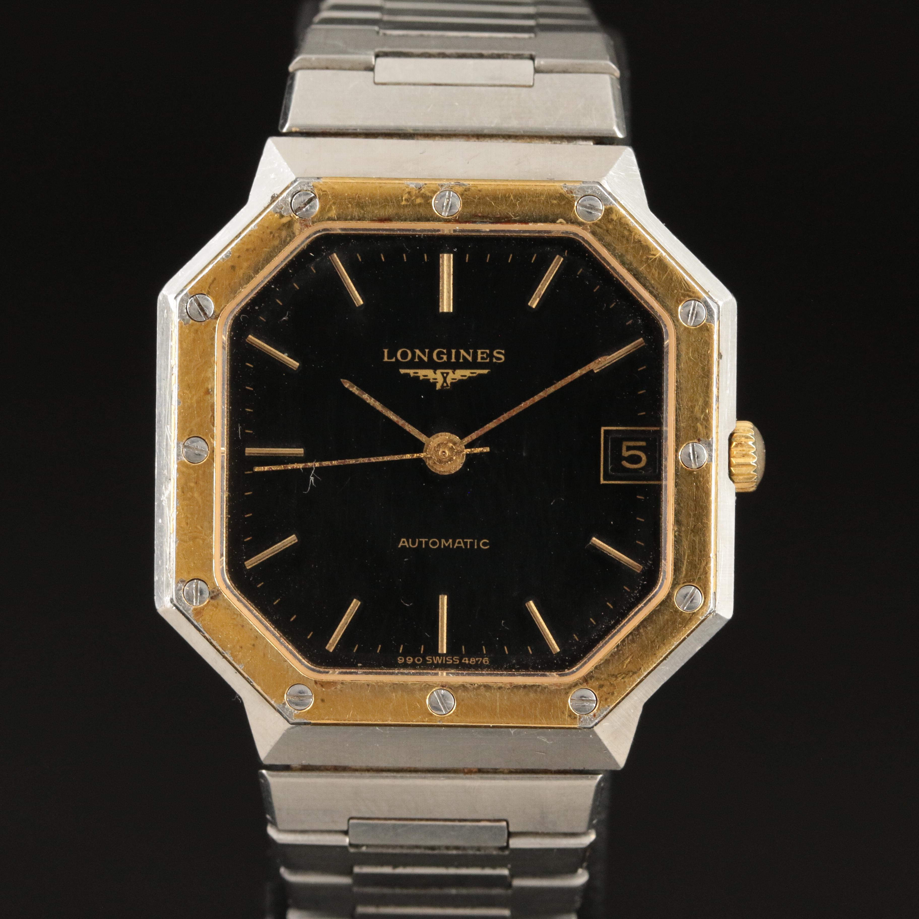 Longines Octagonal Automatic Wristwatch | EBTH