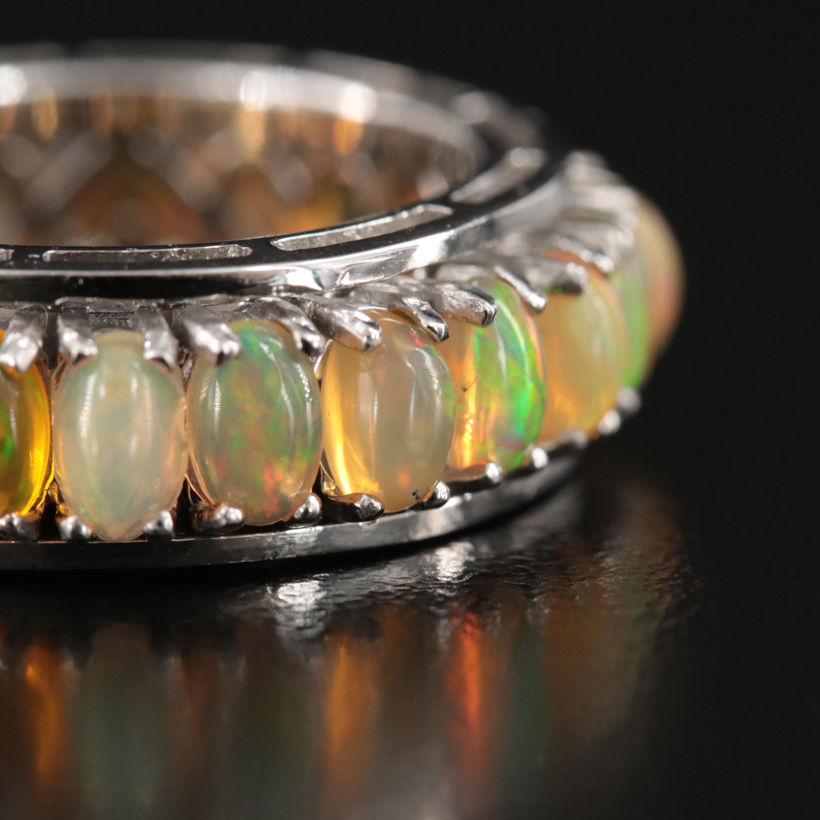 Sterling Opal Spinner Ring | EBTH