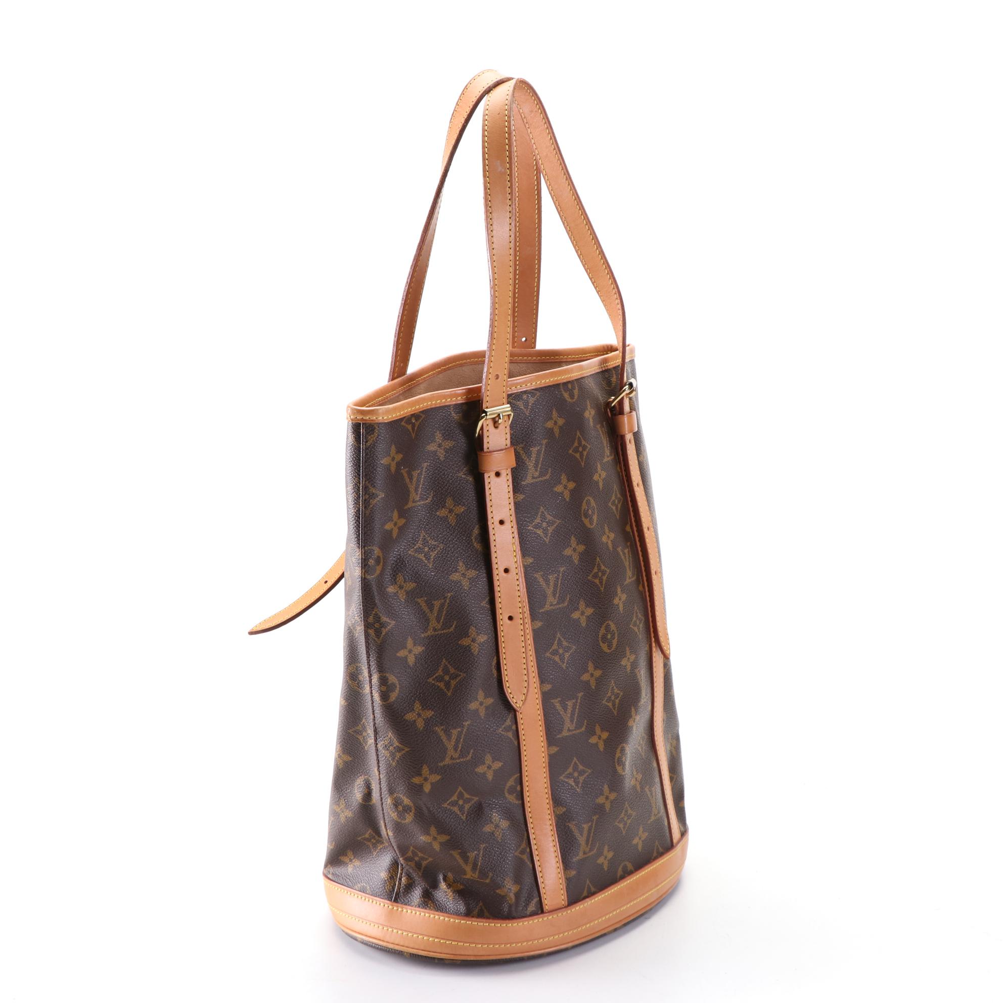 Louis Vuitton Bucket Bag in Monogram Canvas and Vachetta Leather | EBTH