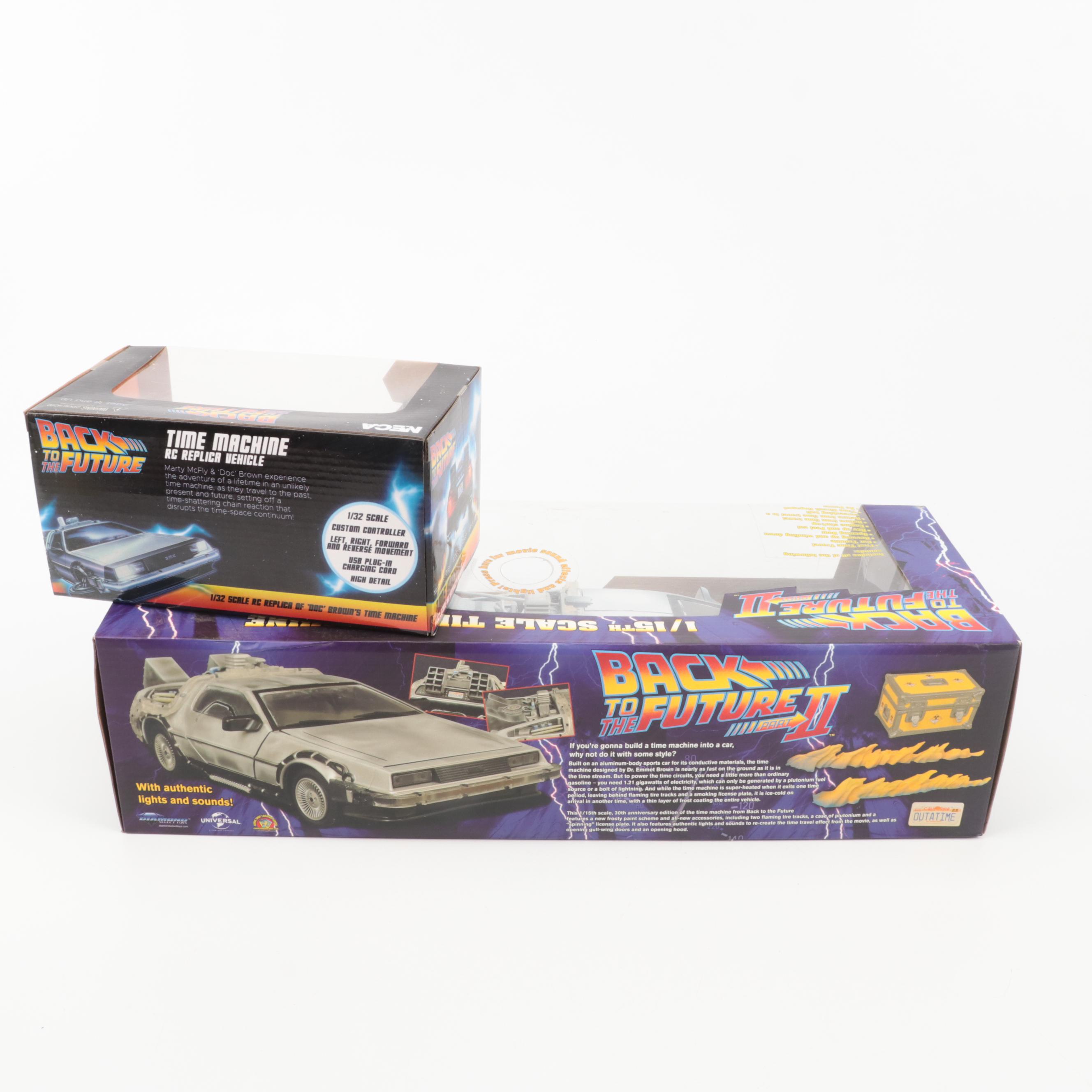 Back to the Future Time Machine Toy Cars with Figurine, Mug and More | EBTH