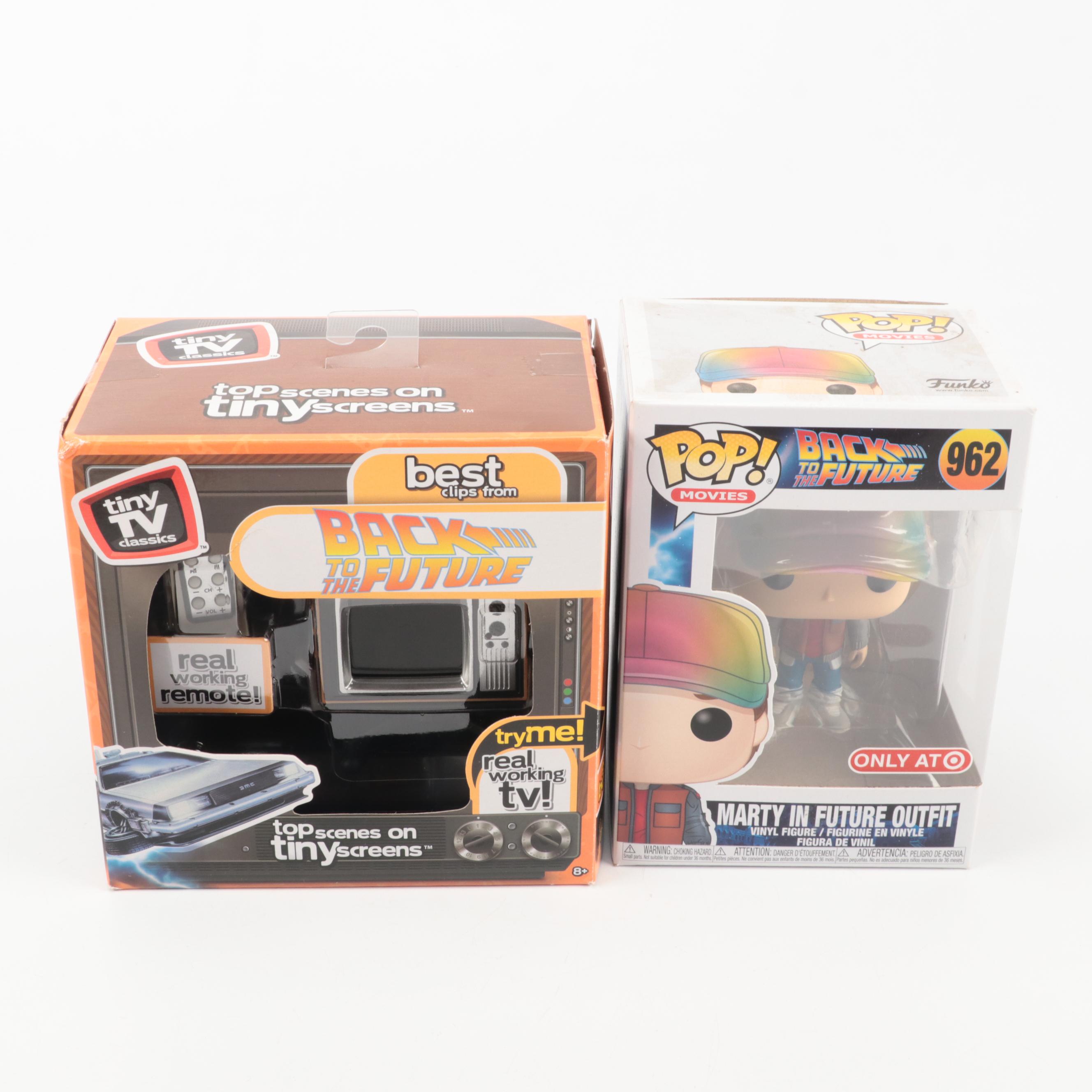 Back to the Future Time Machine Toy Cars with Figurine, Mug and More | EBTH